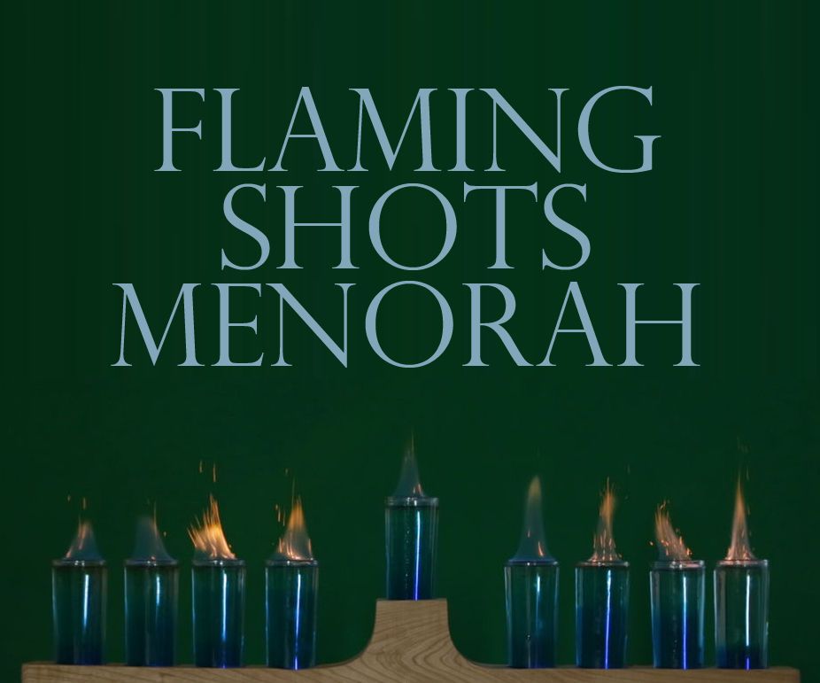Flaming Shots Menorah : 9 Steps (with Pictures) - Instructables