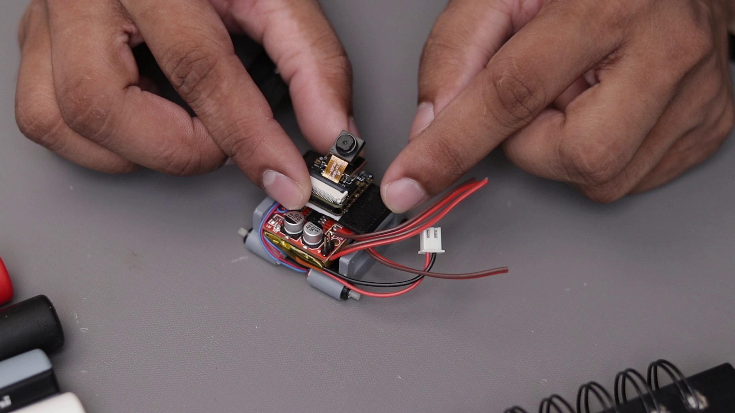 DIY Smartphone-Controlled Tiny Car With Live Camera Feed : 8 Steps ...