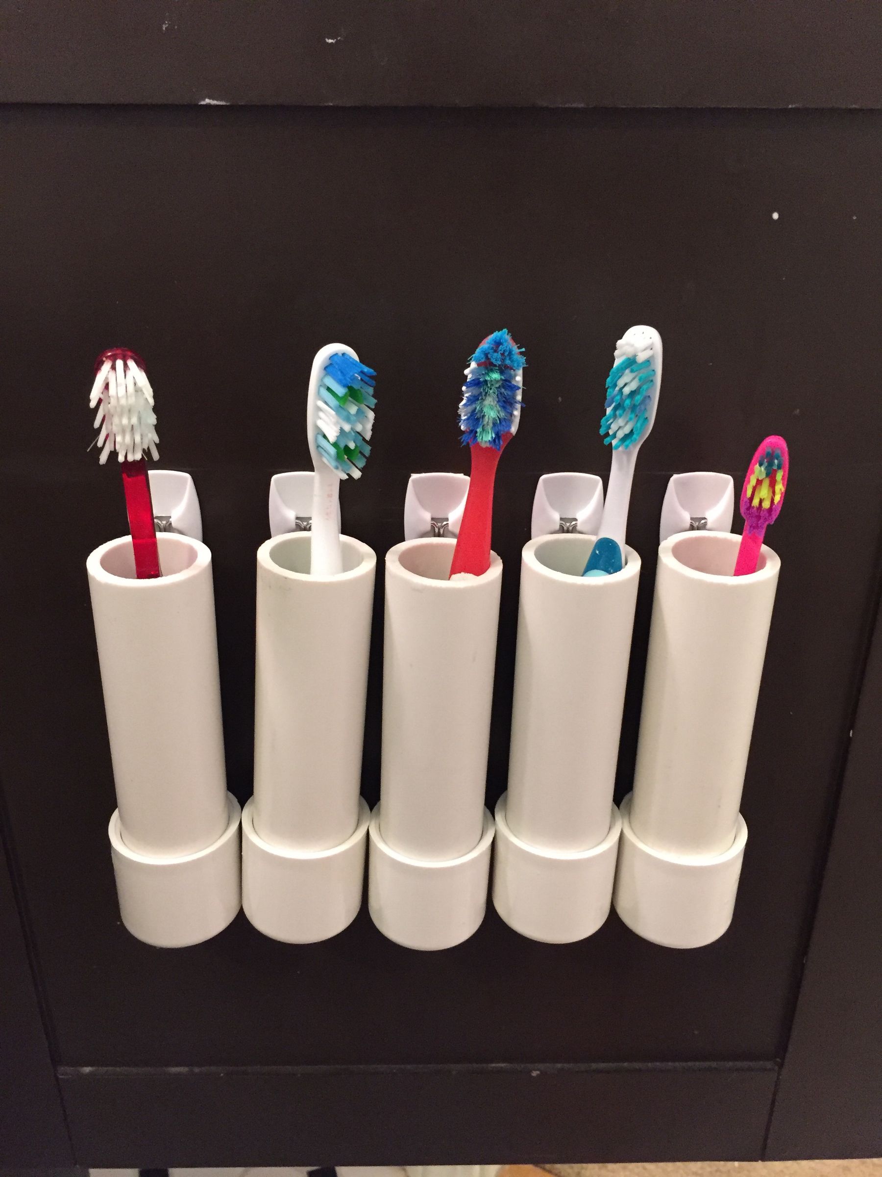PVC Toothbrush Holder - Inside Cabinet Door : 6 Steps (with Pictures ...