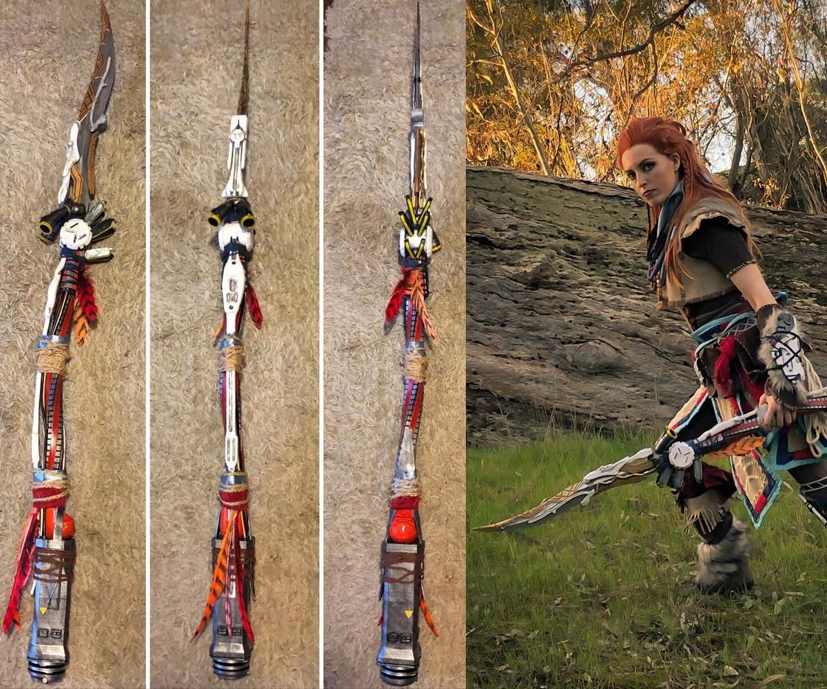 Aloy's Spear Cosplay Guide (Horizon Forbidden West) : 6 Steps ...