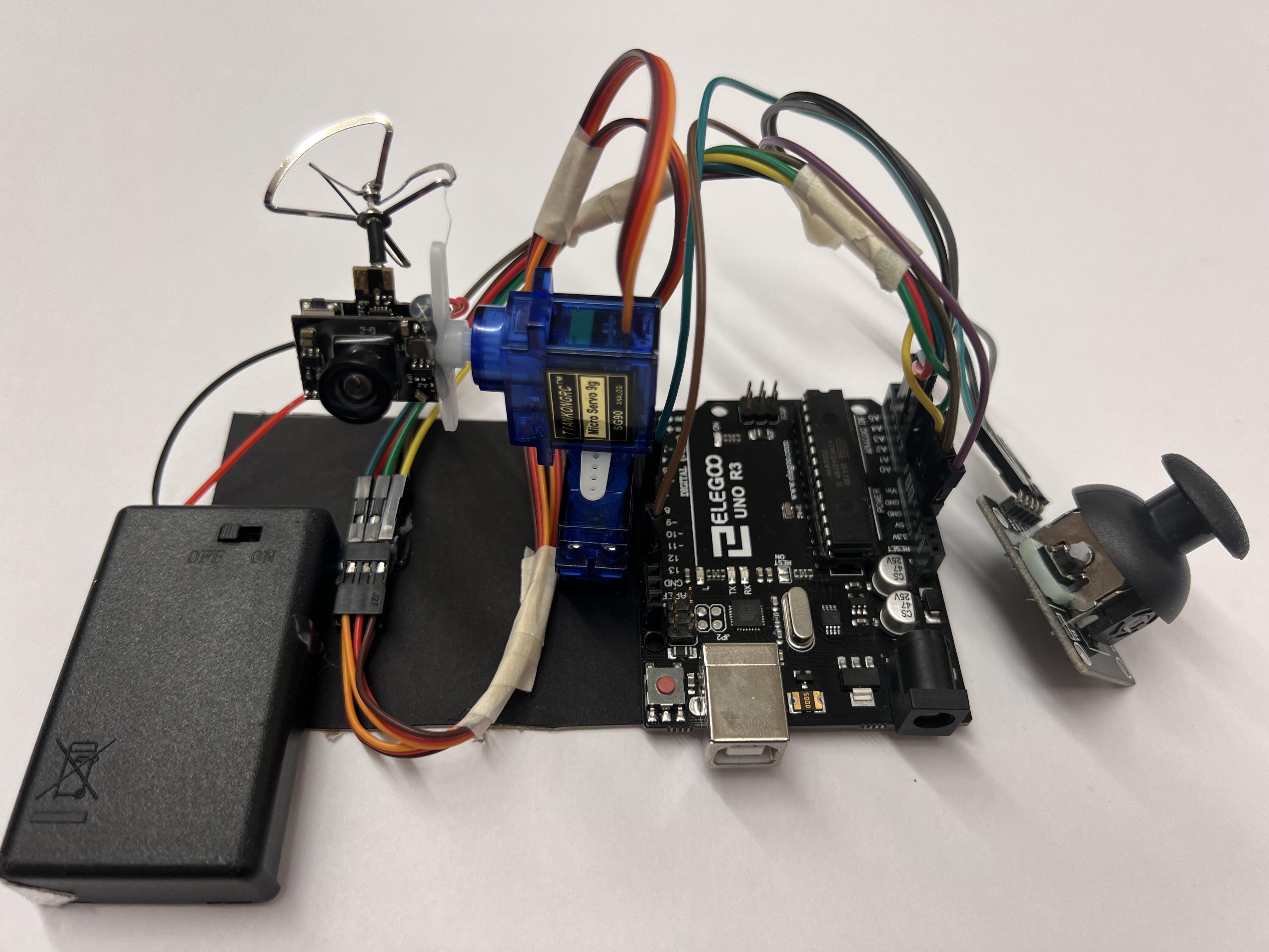 Joystick Controlled FPV Cam Arduino - Instructables