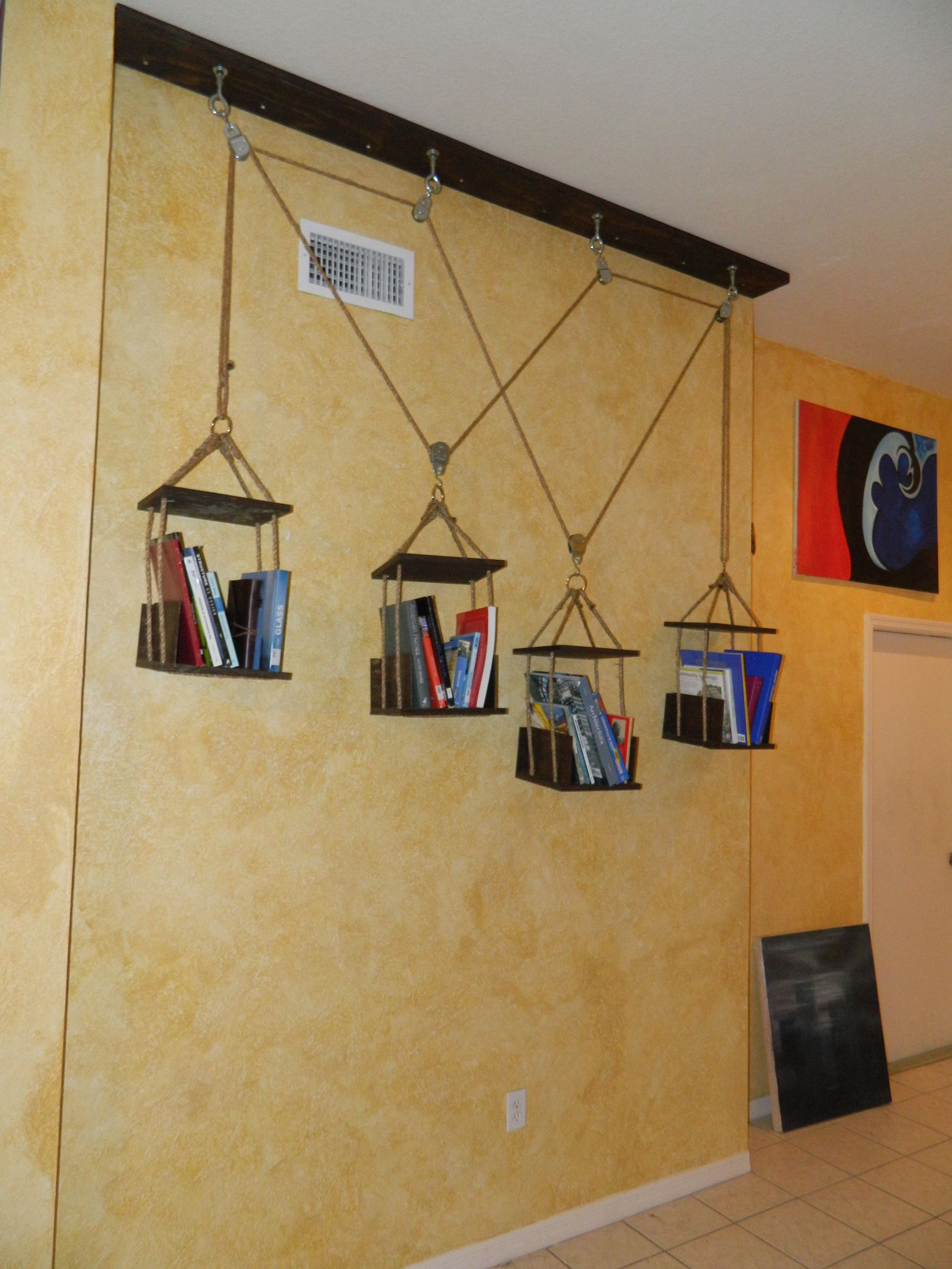 Hanging / Moving Book Shelves : 7 Steps (with Pictures) - Instructables