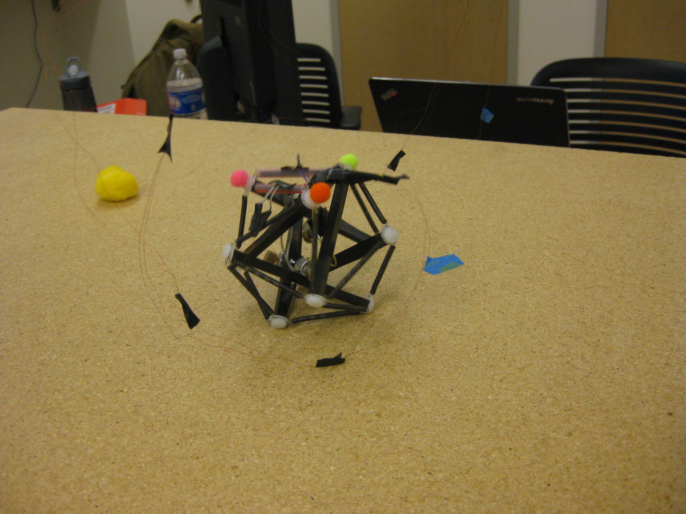 Steerable Vibrating Tensegrity Robot : 7 Steps (with Pictures ...