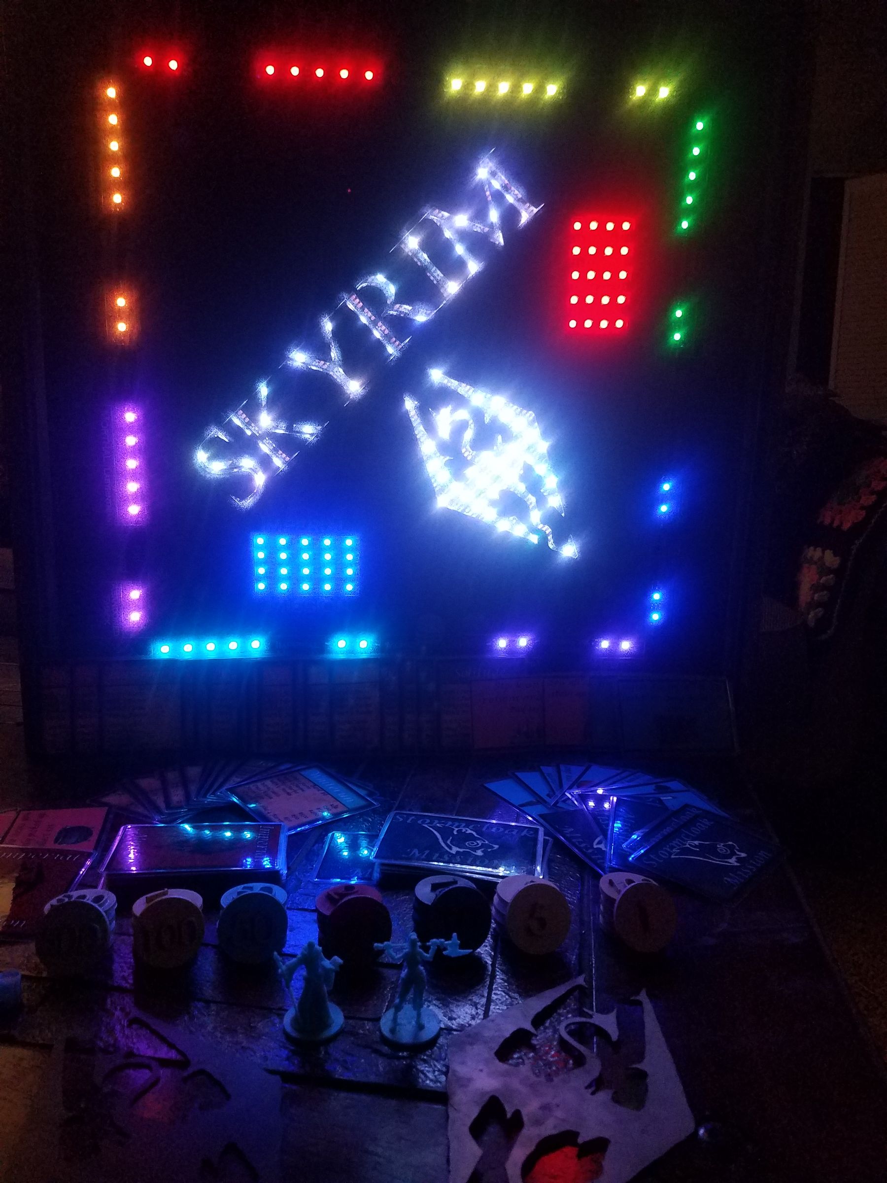 DIY Skyrim Monopoly Board With Arduino LED Lights : 7 Steps (with ...