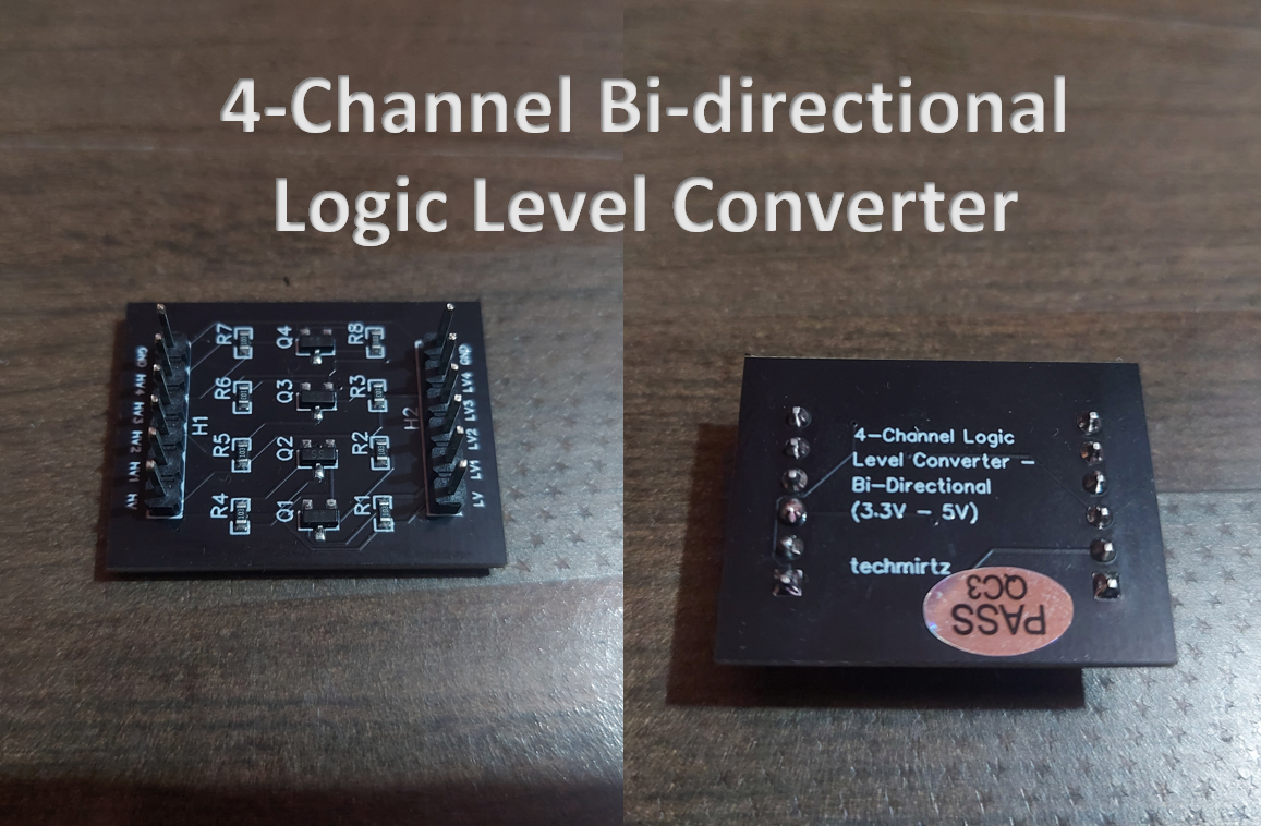 DIY 4 Channel Bi-directional Logic Level Converter (3v-5v) : 4 Steps ...