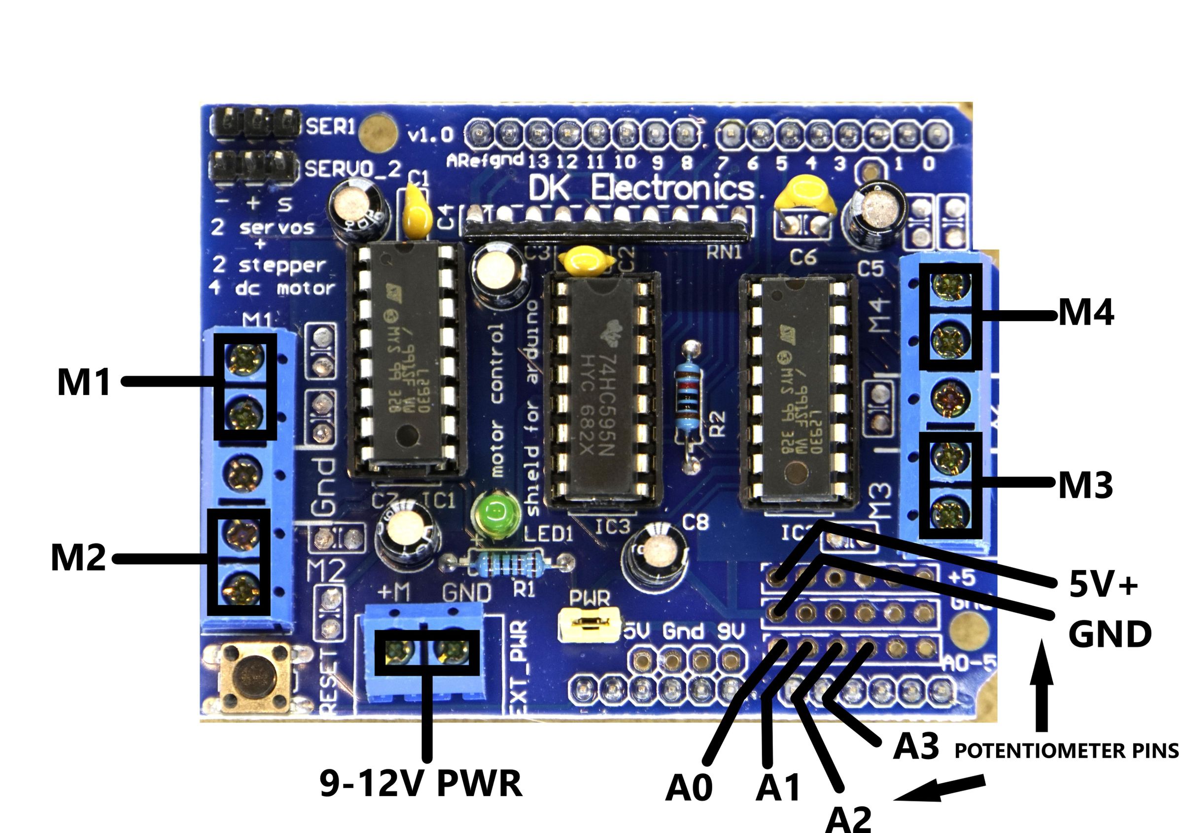 DC Motor Position Control With Potentiometer for Robotic Arm ...