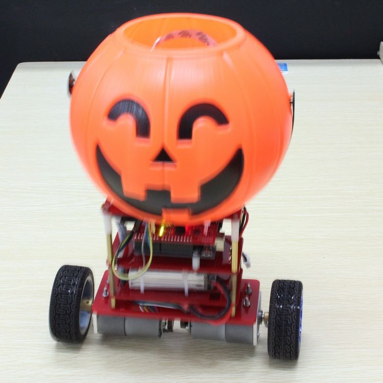 Make a Halloween Pumpkin Walking by Self-balancing Robot : 4 Steps ...