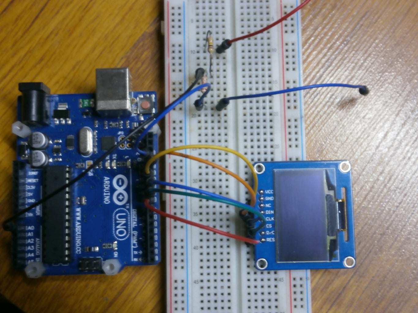 Diy A 5 Minutes Arduino Voltmeter With An Oled Display 4 Steps With