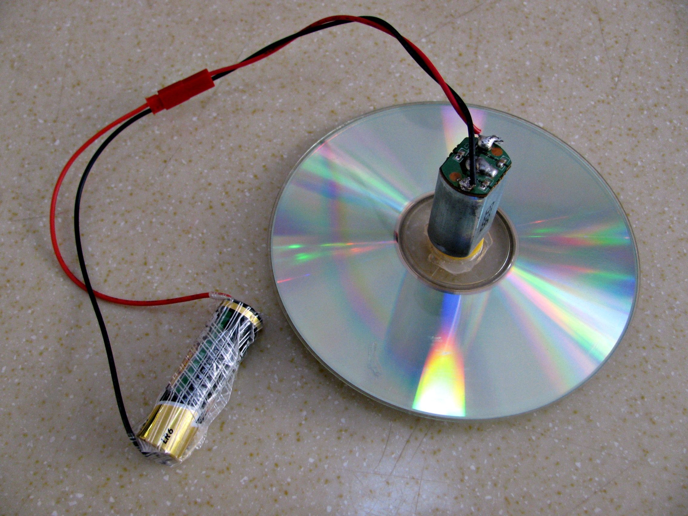 Make a Simple Motorized CD Gyroscope - Instructables