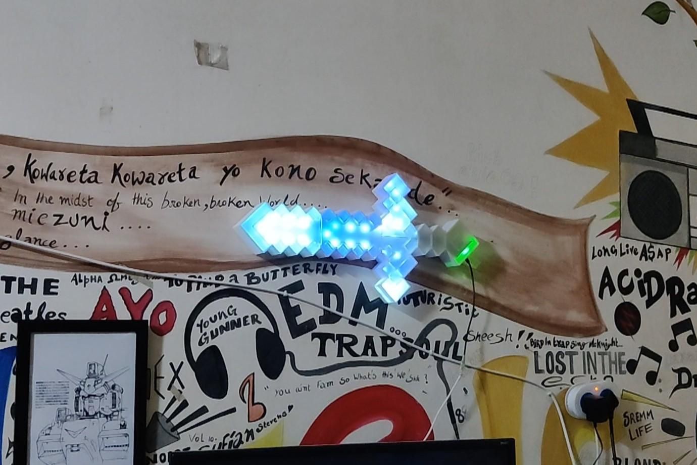 Wall Mounted Minecraft Sword : 11 Steps (with Pictures) - Instructables