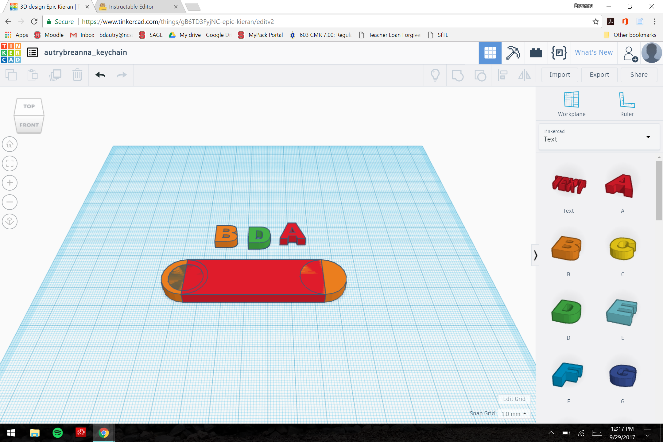How to Use TinkerCad: Keychain Edition : 7 Steps (with Pictures ...