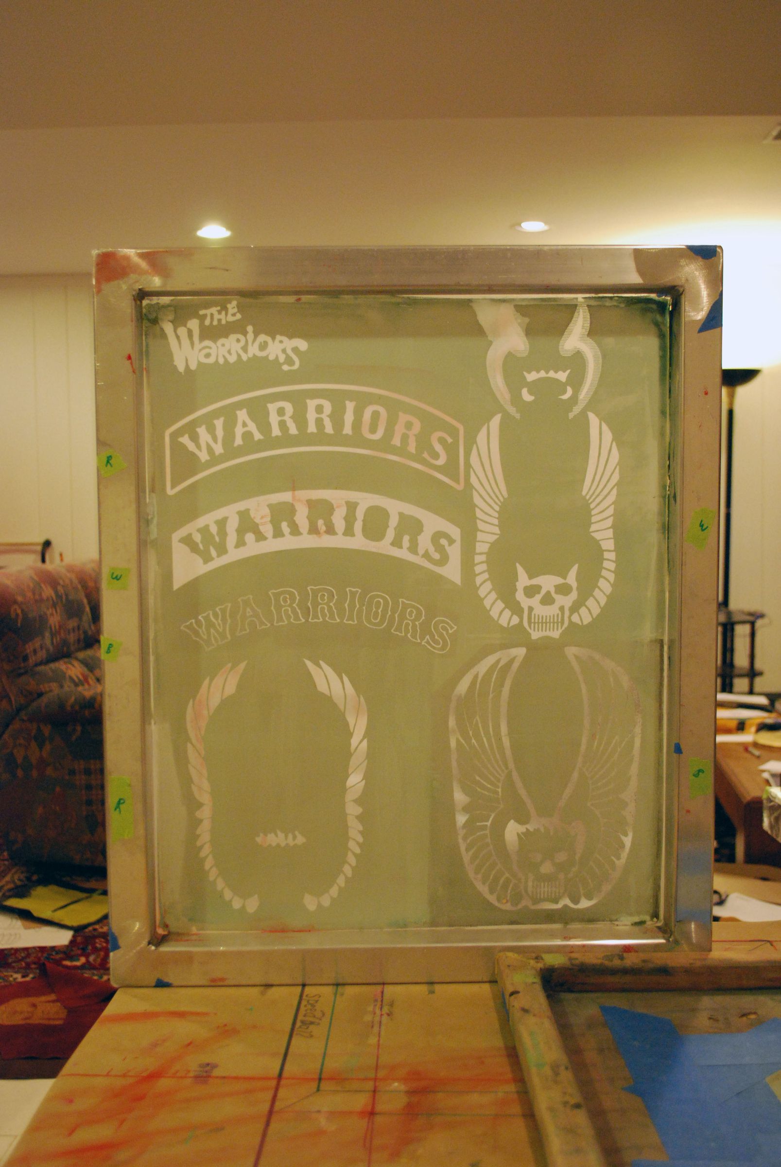 Screenprint a Leather Warriors Vest : 8 Steps (with Pictures ...