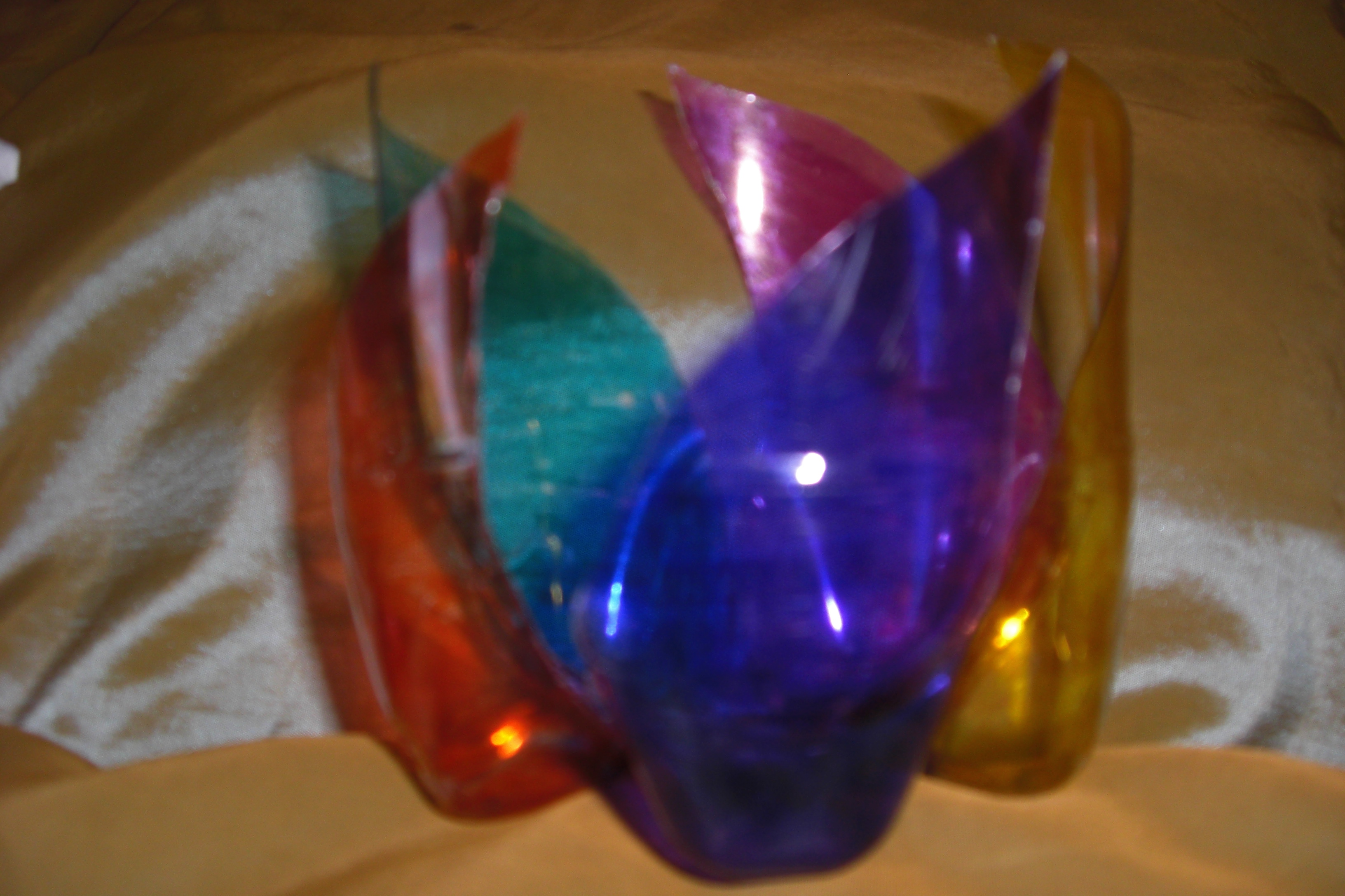 Plastic Bottle "Stained Glass" Candleholder : 4 Steps (with Pictures ...