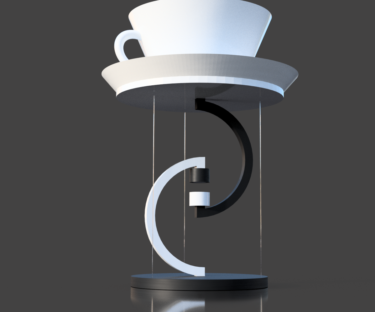 Floating Tea Cup - Magnetic Tensegrity - 3D Printed : 10 Steps (with ...