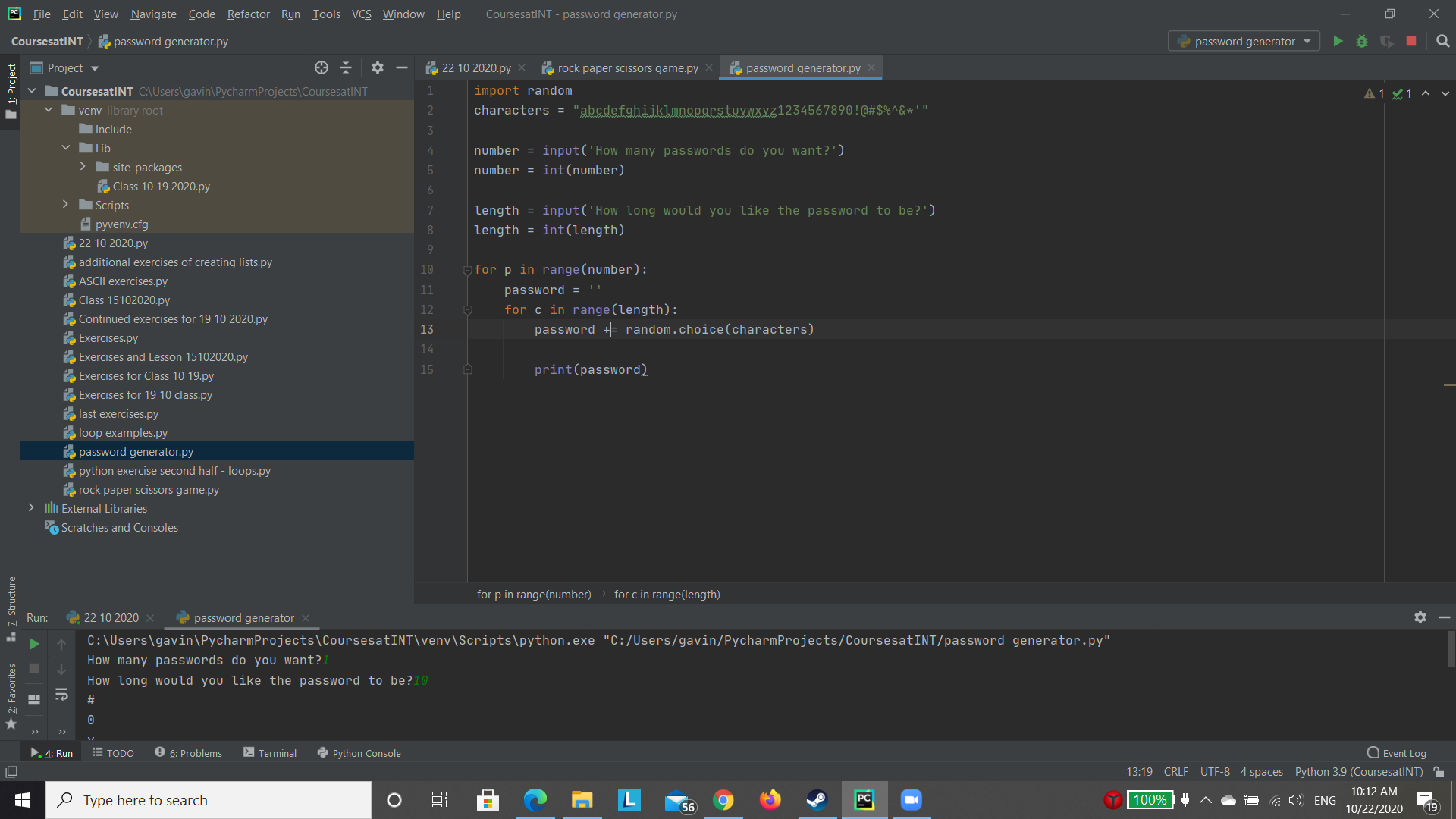 How To: Creating a Random Password Generator With Python : 8 Steps ...
