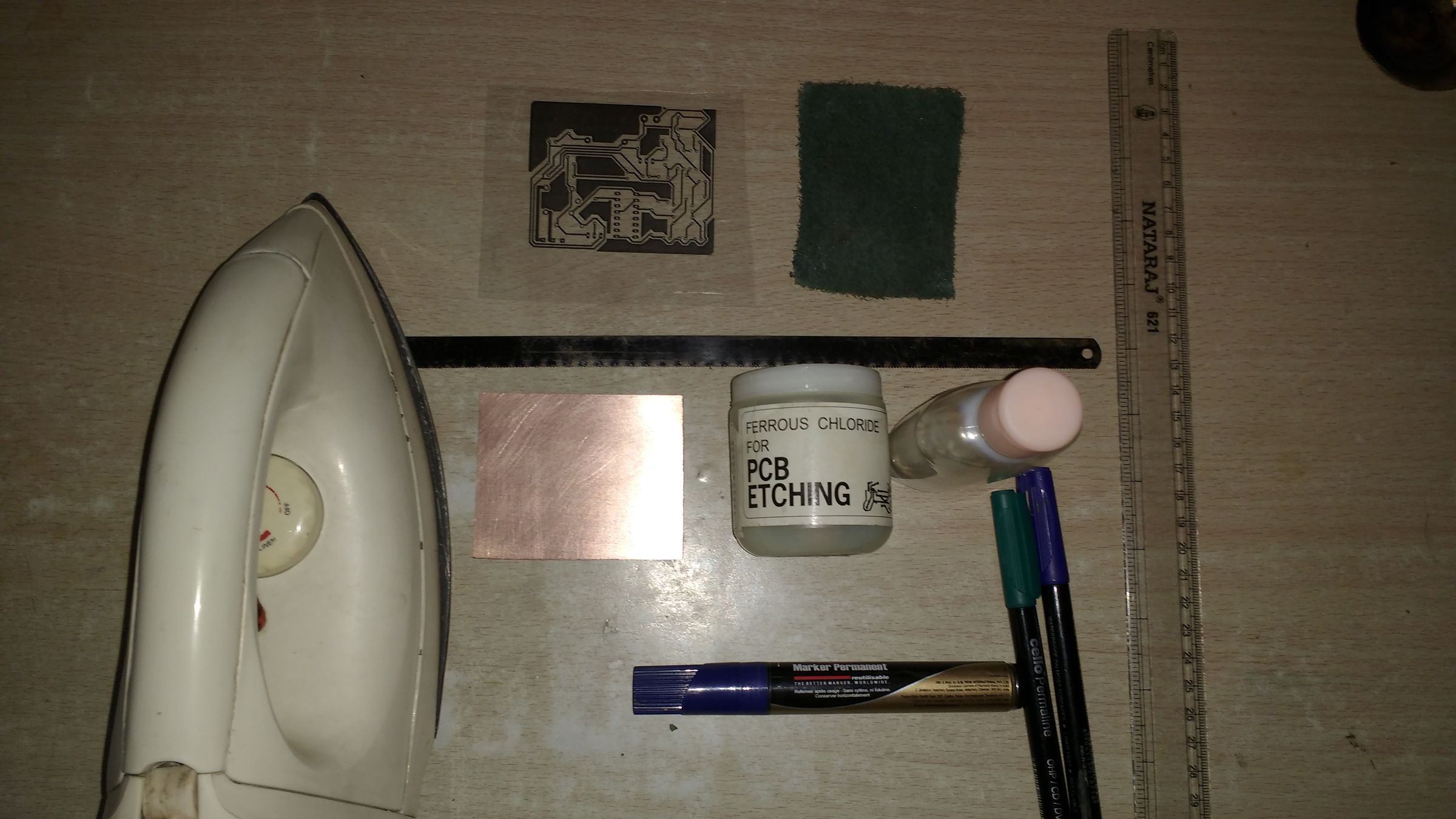 PCB ETCHING | TONER TRANSFER METHOD : 6 Steps (with Pictures ...