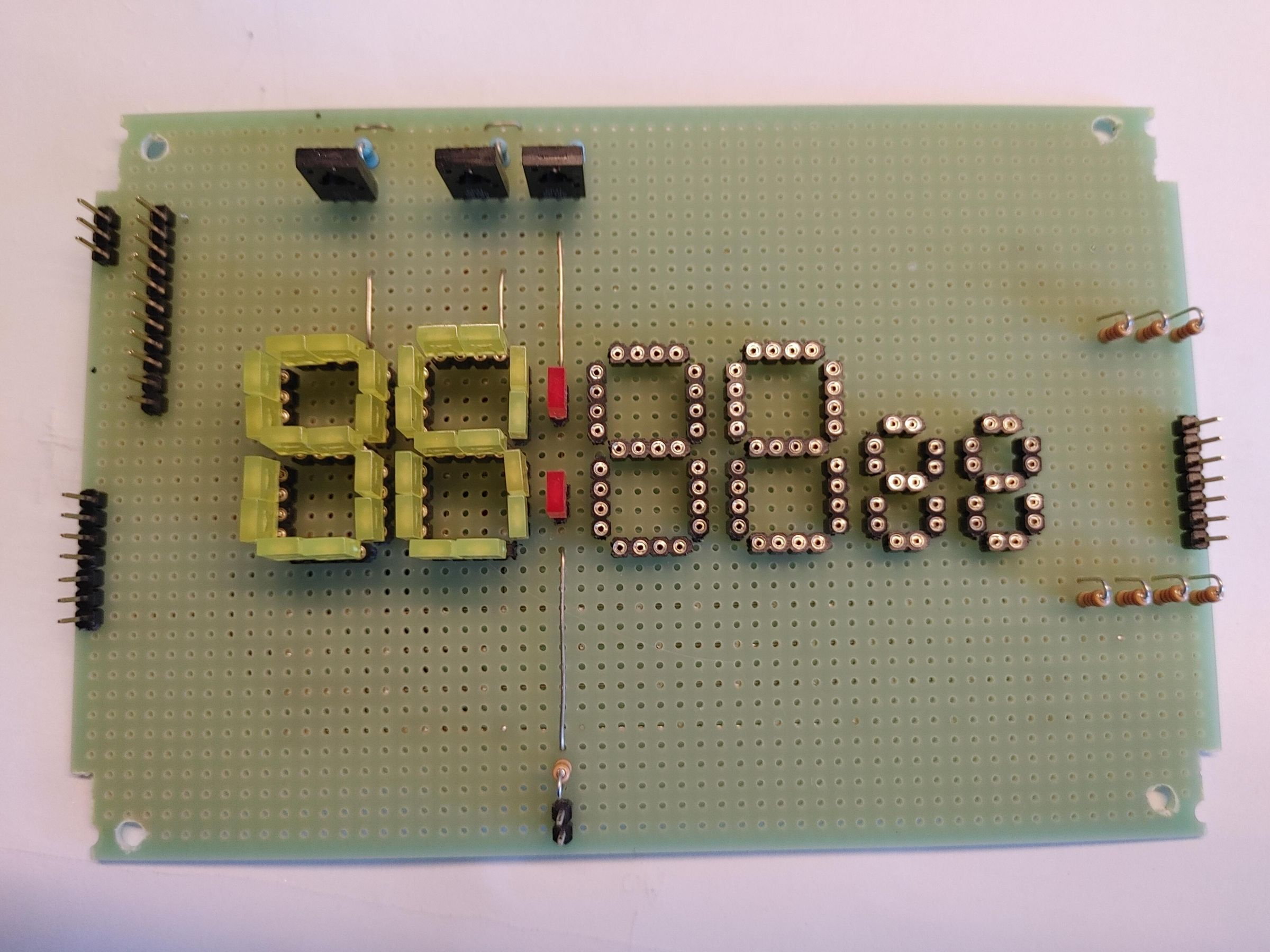 Digital Clock With 7-segment LED Display : 7 Steps (with Pictures ...