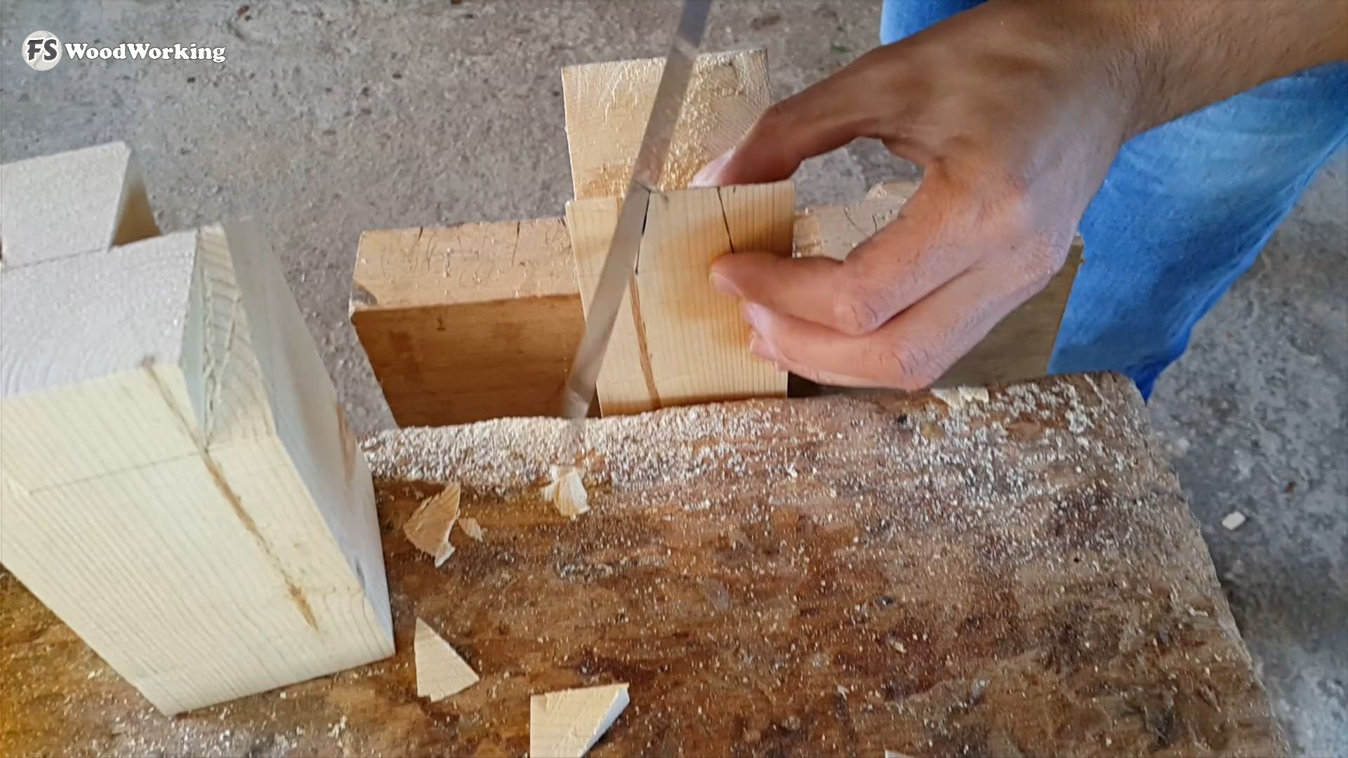 Impossible Joint (Osaka Castle-Otemon Gate's Pillar Splice) : 5 Steps ...