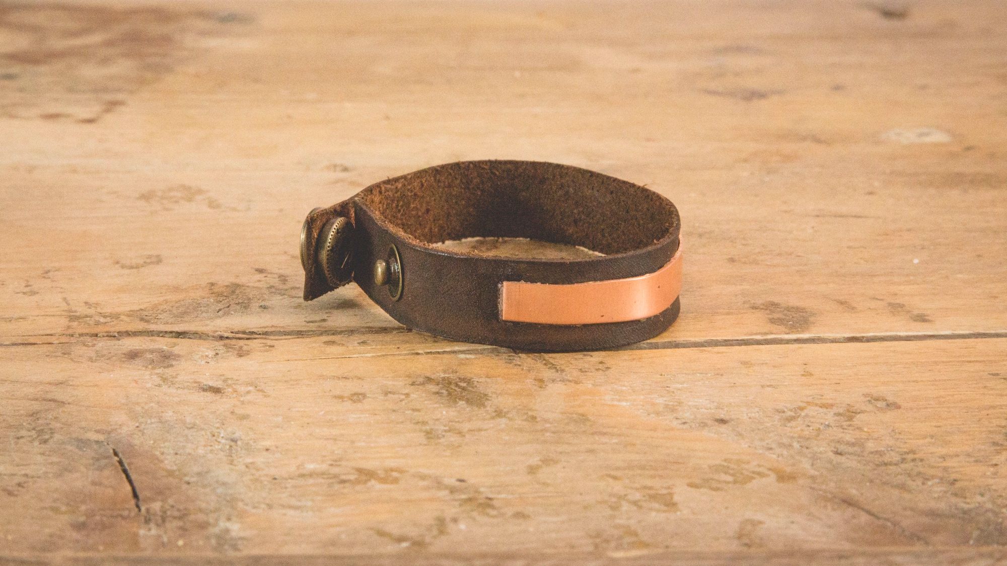 Leather & Copper Bracelet : 4 Steps (with Pictures) - Instructables