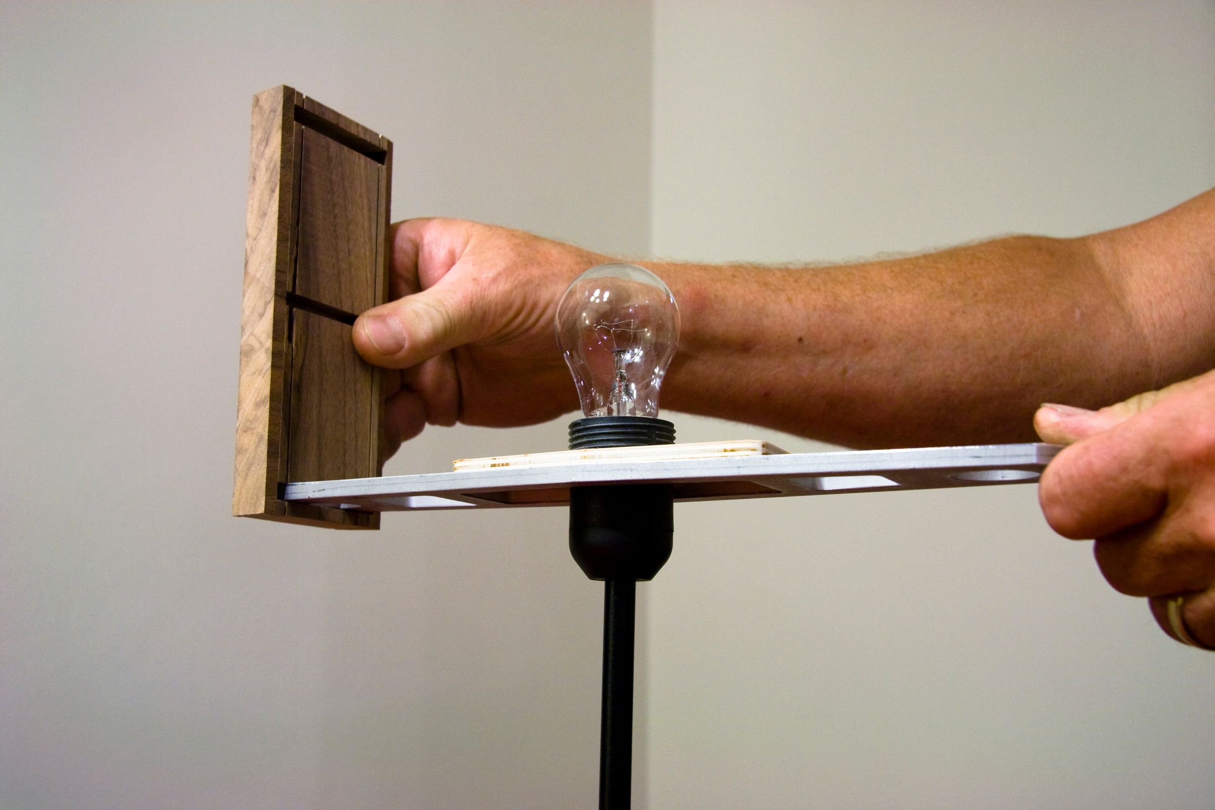 Recycled Wooden & Metal Scrap Lamp : 12 Steps (with Pictures ...