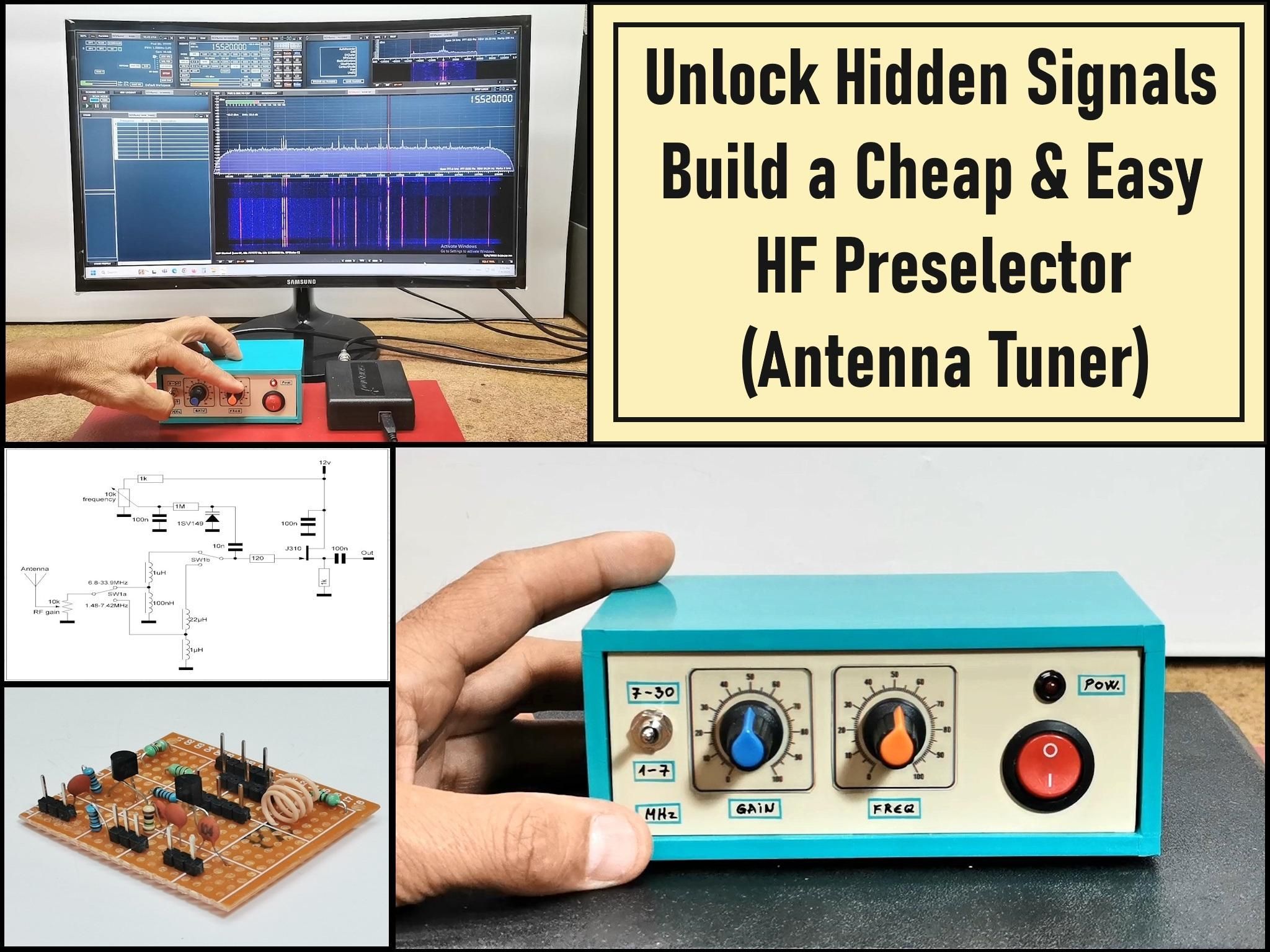 Build a Cheap & Easy HF Preselector - Antenna Tuner : 4 Steps (with ...