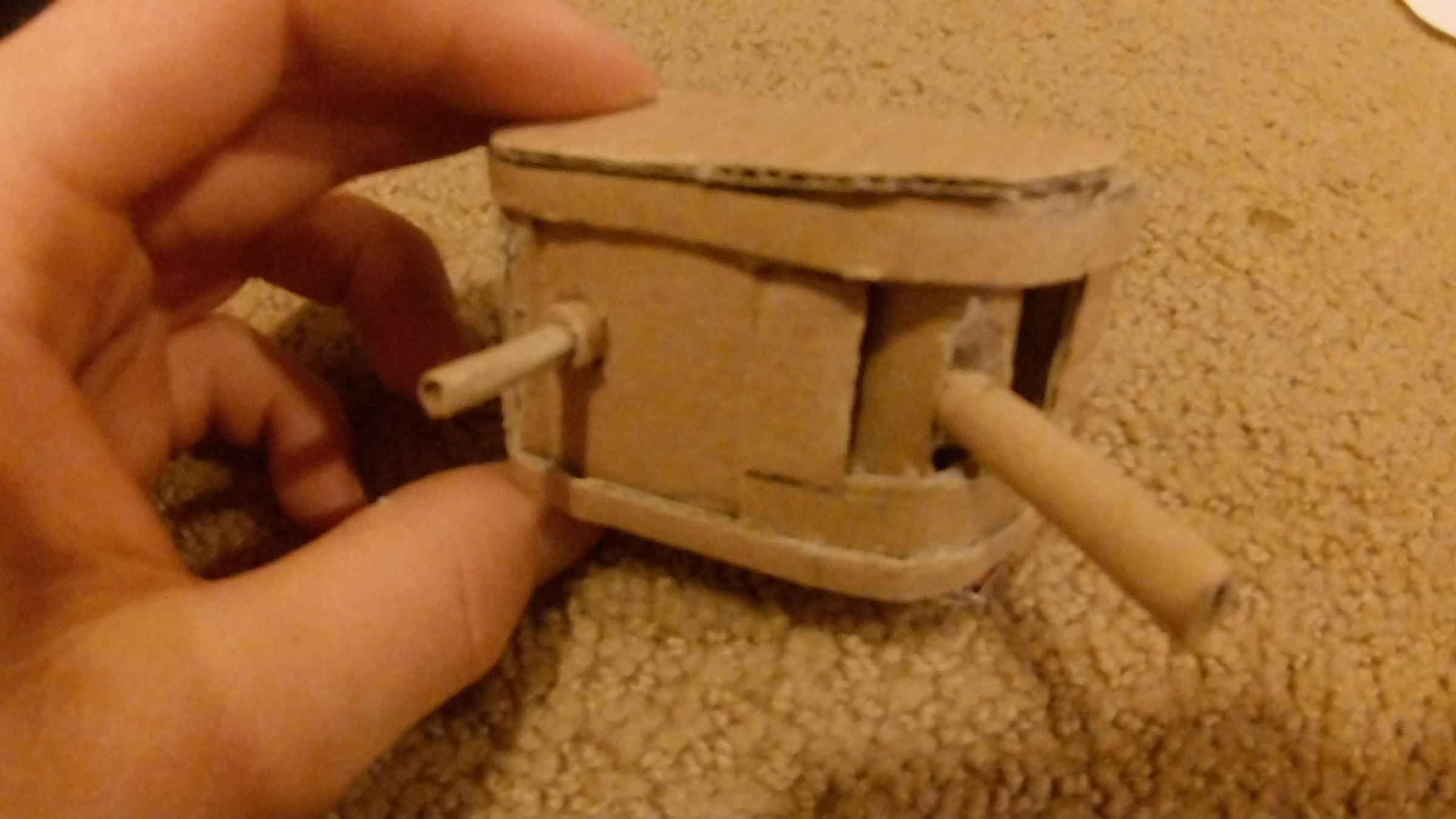 Cardboard Model Mark IV British Tank : 10 Steps (with Pictures ...