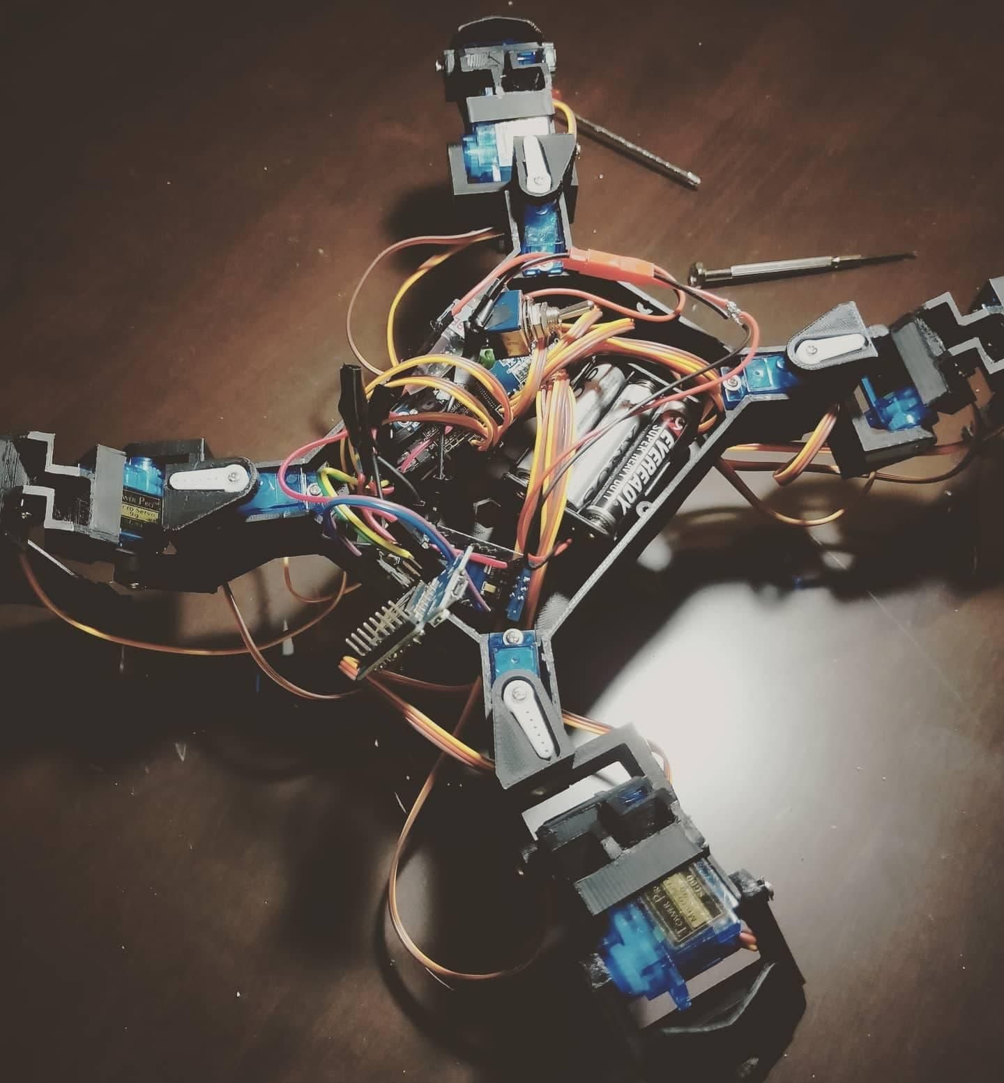 ESP8266 WIFI AP Controlled Quadruped Robot : 15 Steps (with Pictures ...