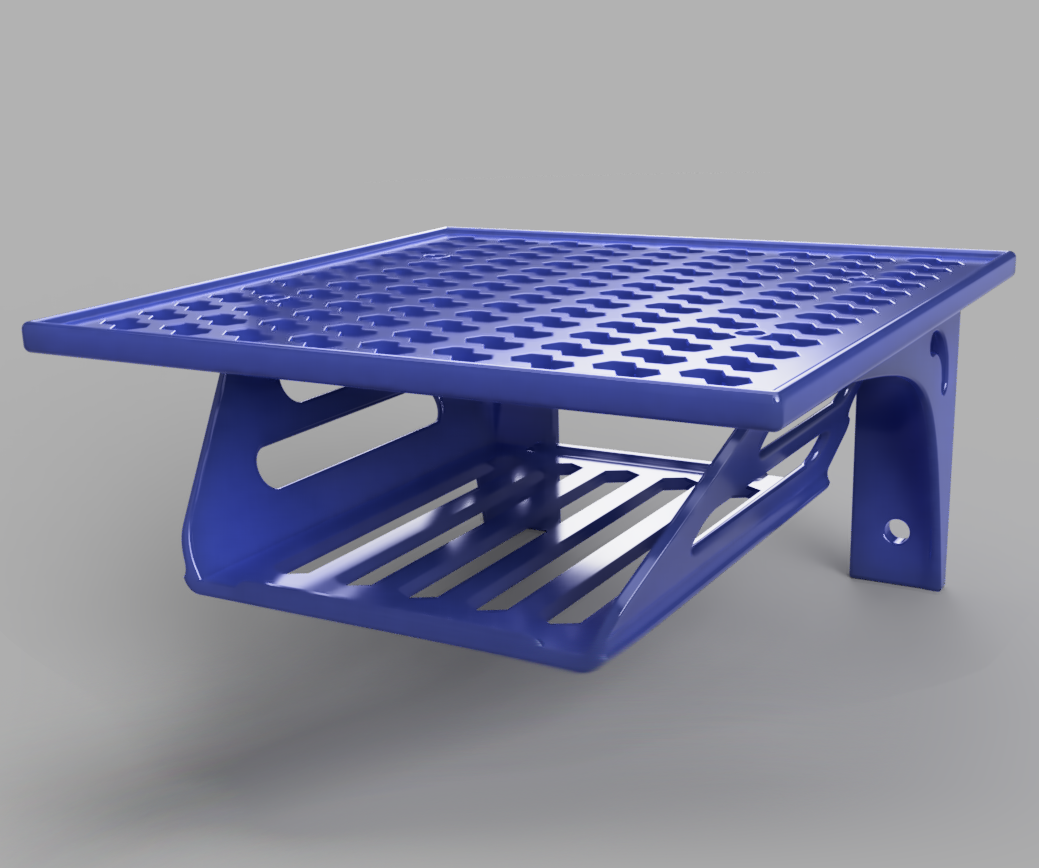 Utility Shelf: 20 × 20 Cm With Auxiliary Undershelf - Instructables