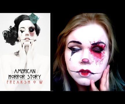 American Horror Story Freakshow Makeup Transformation - Instructables