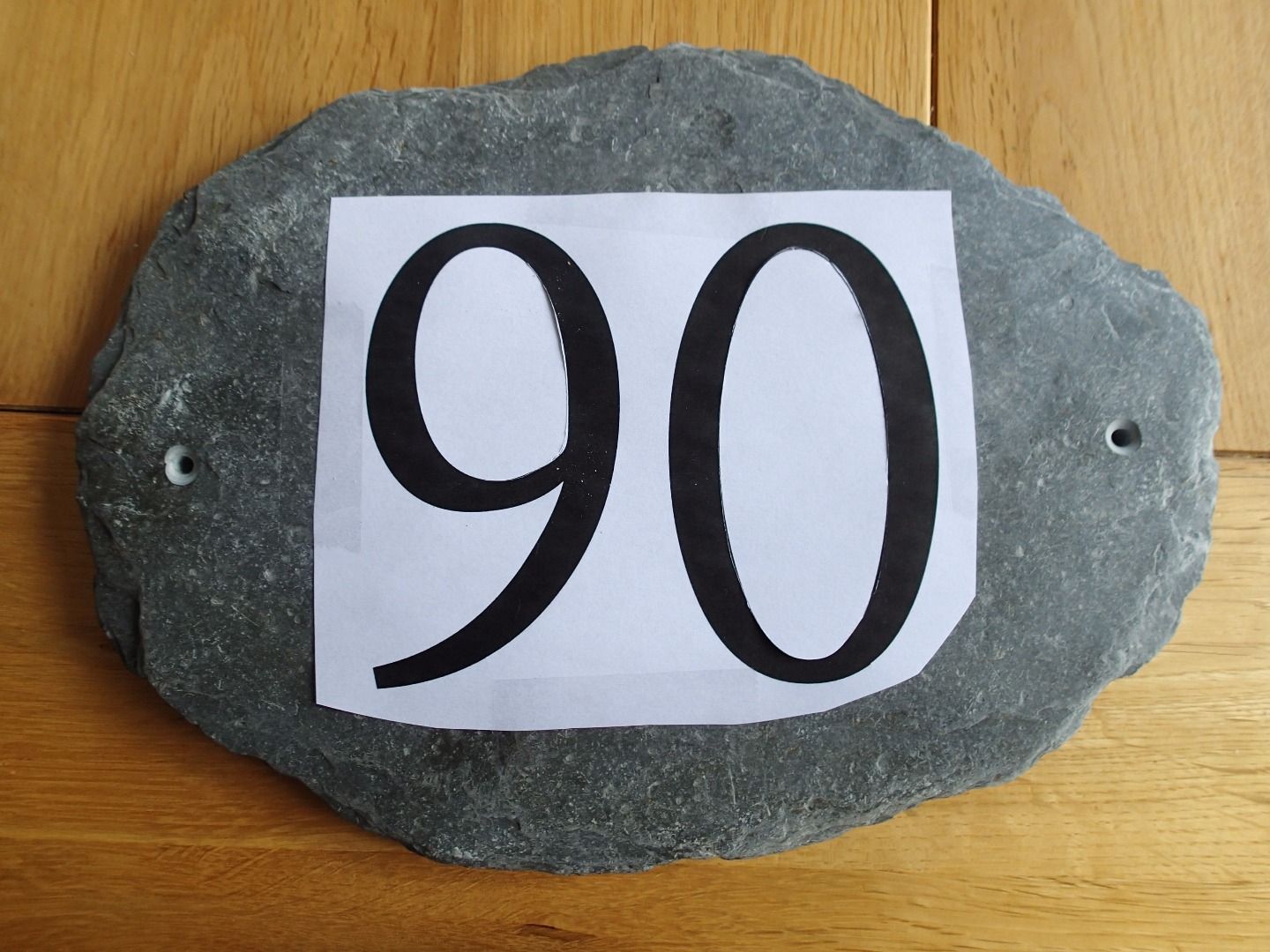 Slate House Number : 4 Steps (with Pictures) - Instructables