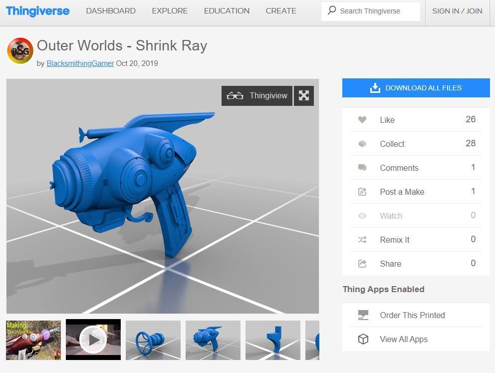 3D Printed and Resin Cast Shrink Ray From the Outer Worlds : 11 Steps ...