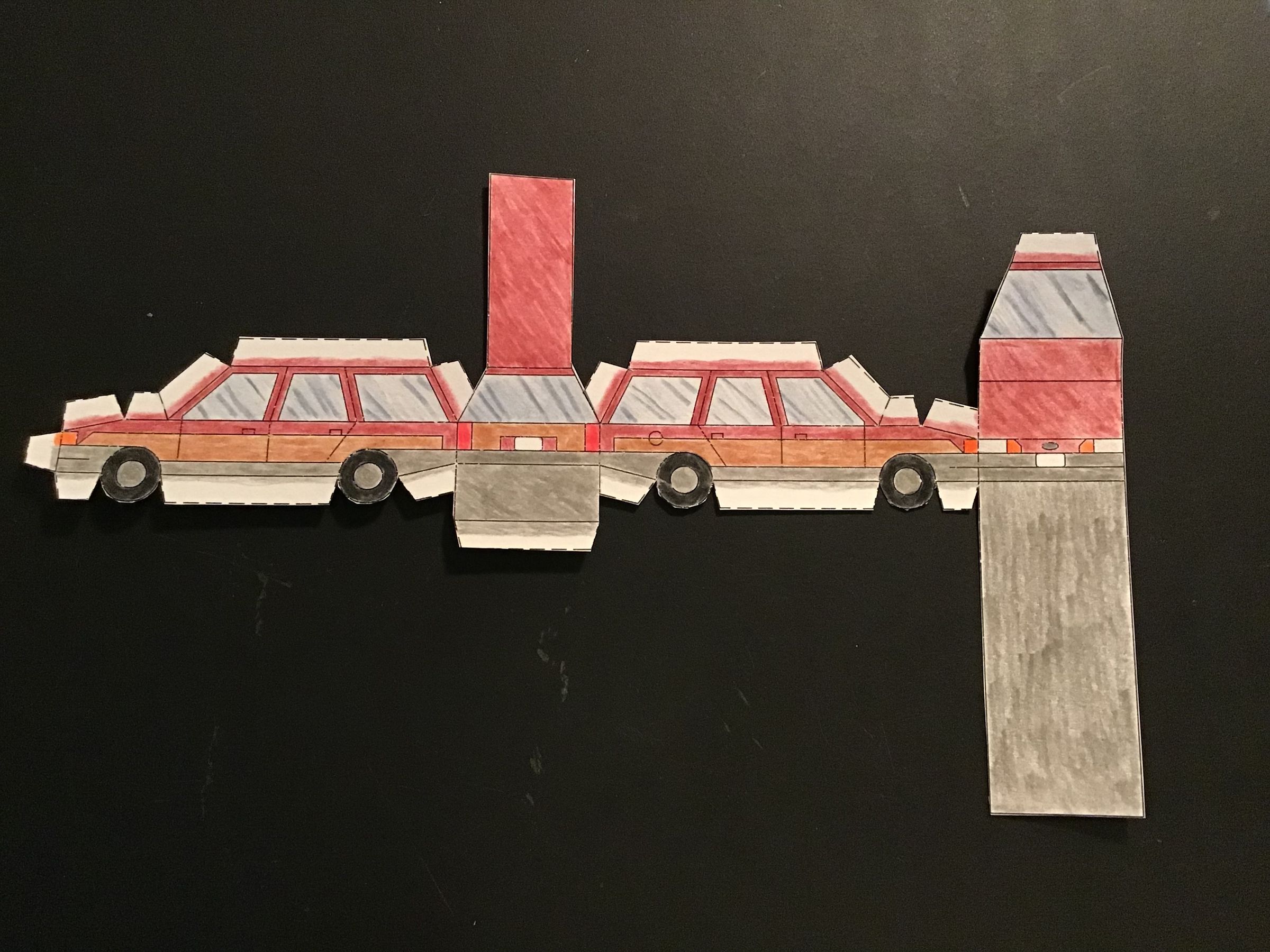 Christmas Vacation Papercraft Station Wagon : 22 Steps (with Pictures ...