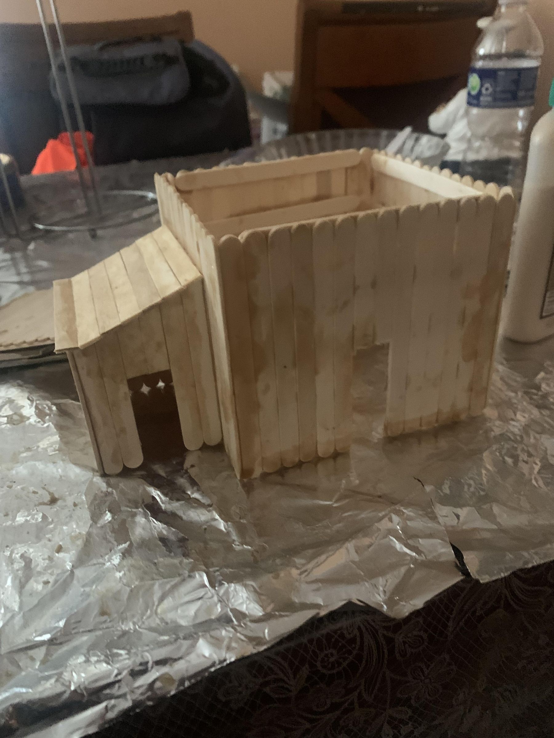 How to Make a Mini House Out of Popsicle Sticks : 16 Steps - Instructables