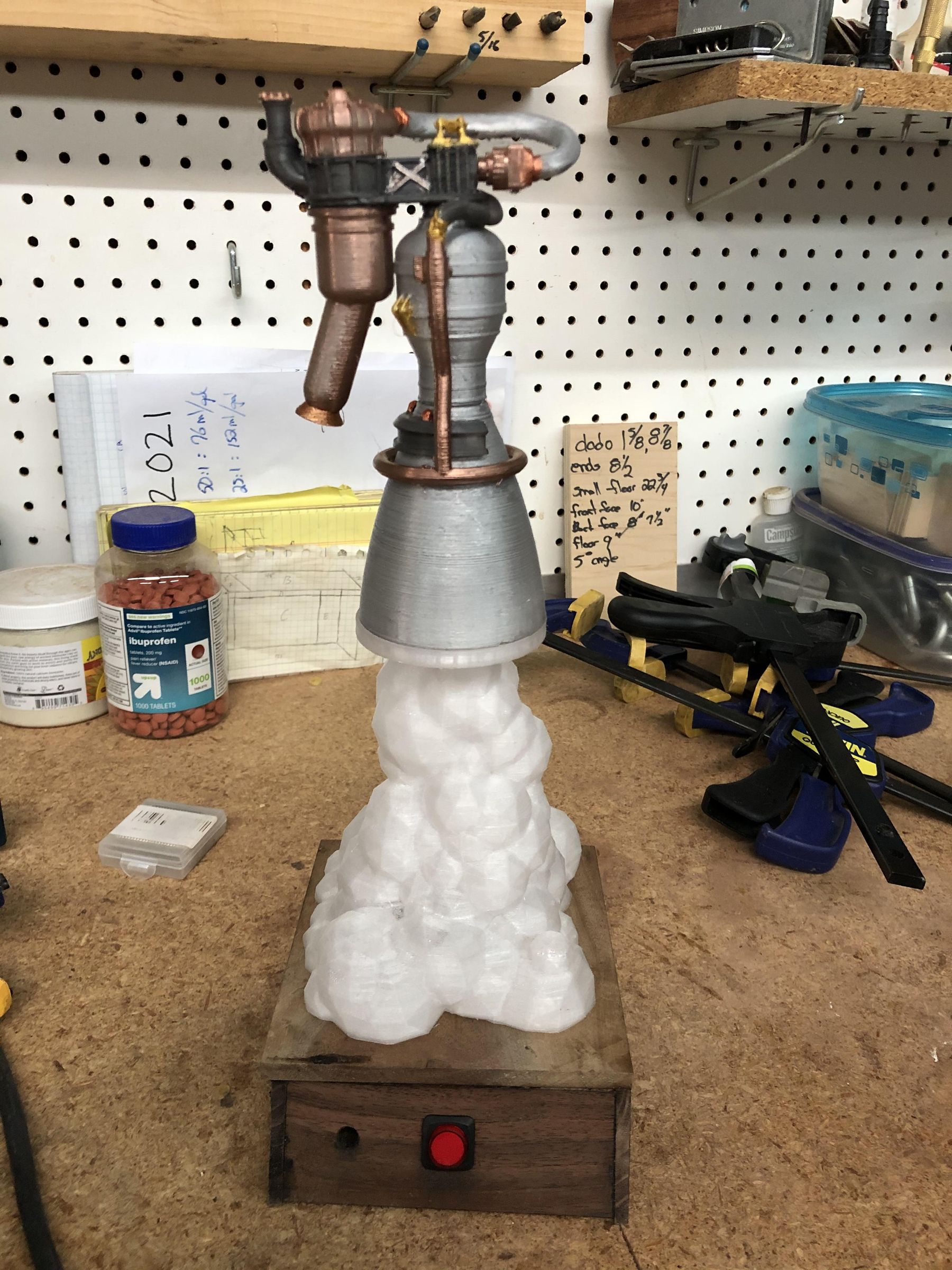 SpaceX Merlin Engine Launch Lamp : 6 Steps (with Pictures) - Instructables
