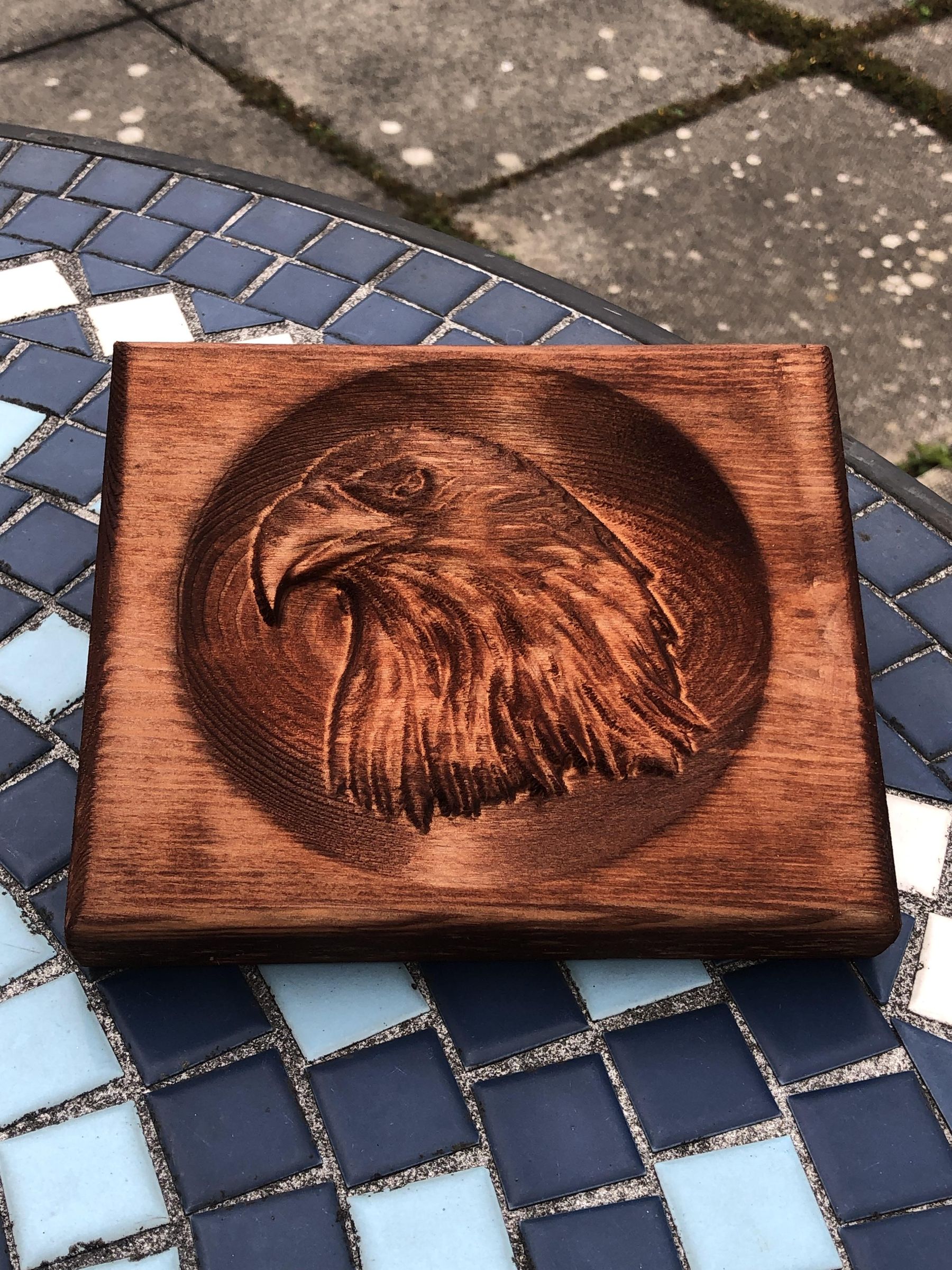 VCarve Eagles Head 3D First Attempt : 5 Steps (with Pictures ...