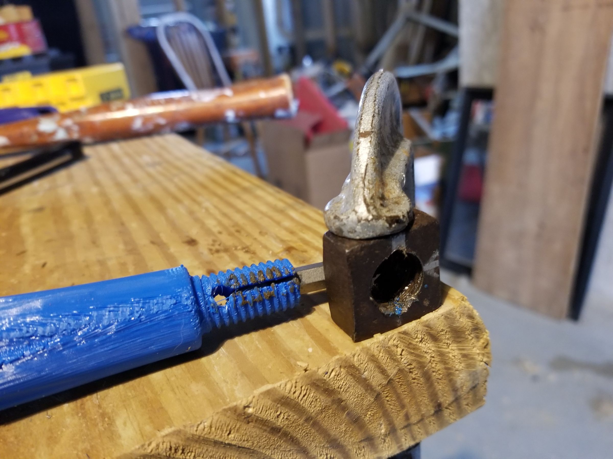 Improvised Tap and Dye From Salvaged Bolt and Nut. : 3 Steps ...