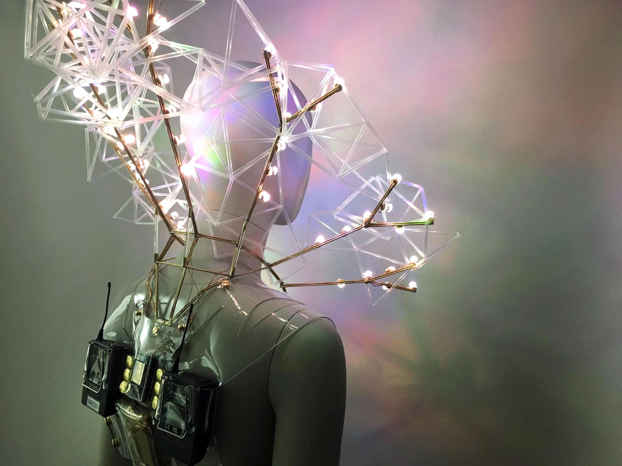 Sculptural Modular LED Jewellery - Made With Cheap Everyday Materials ...