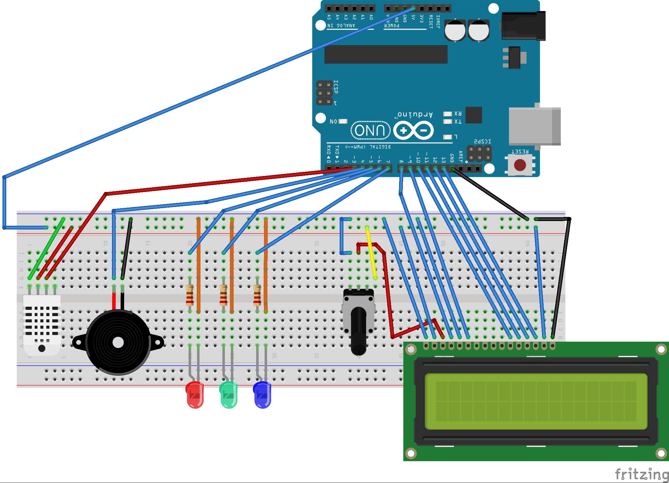 Project Uno-Basic Room Temp Sensor : 3 Steps - Instructables