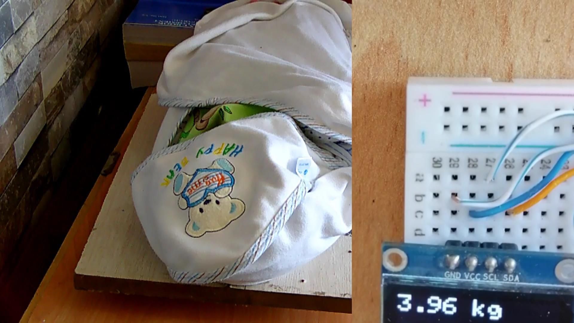 How to Make Baby Weight Machine Using Arduino Nano, HX-711 Load Cell ...