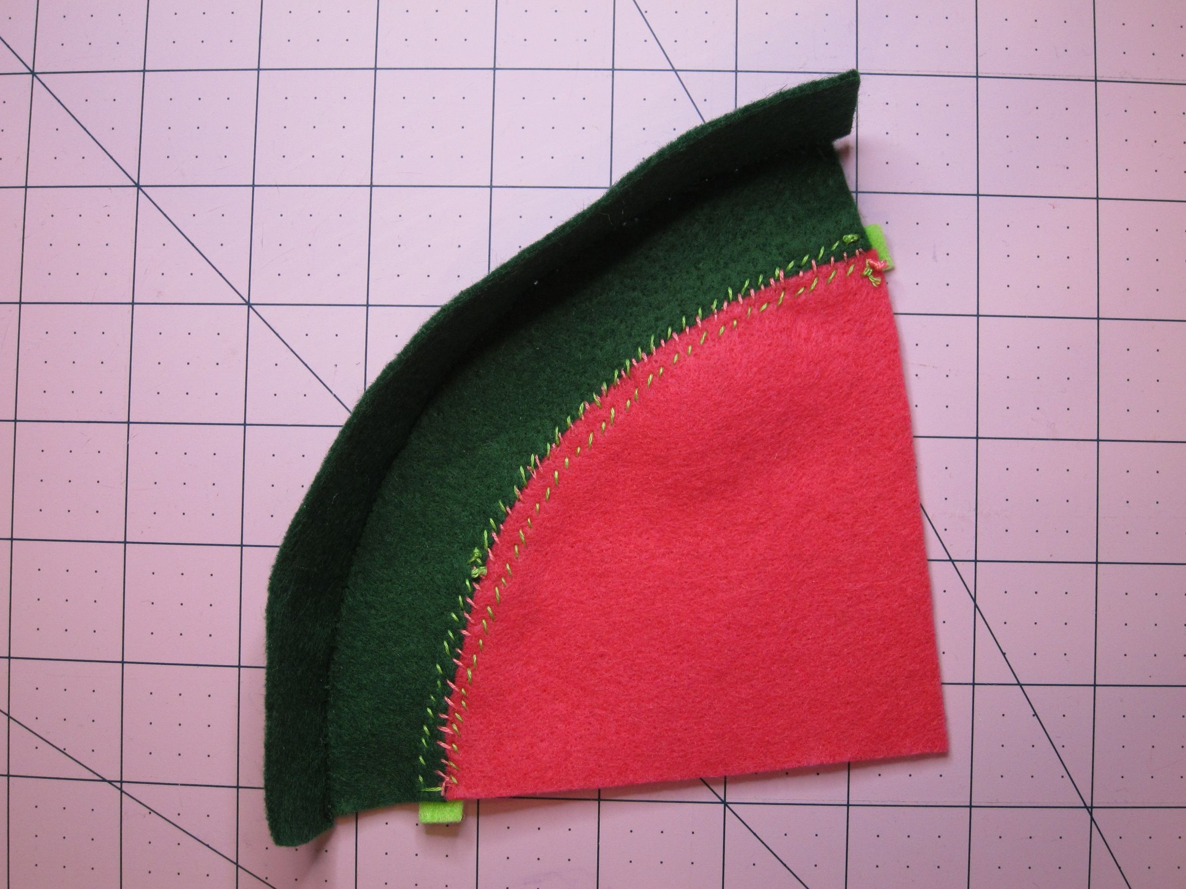 Felt Watermelon Slice : 20 Steps (with Pictures) - Instructables