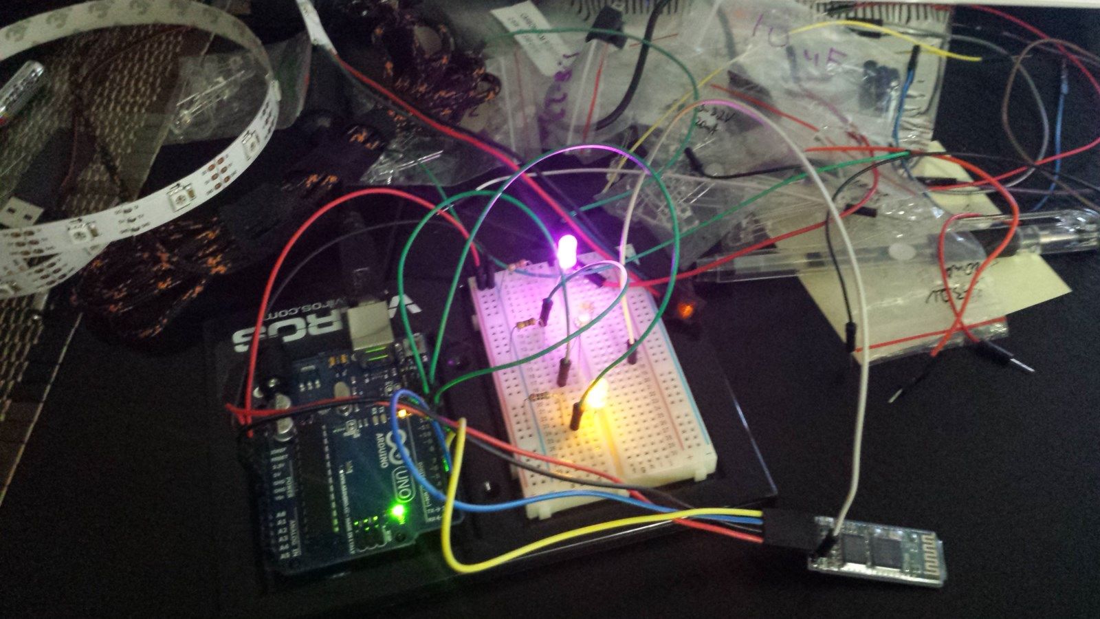 Phone Controlled RBG LED Lights : 3 Steps - Instructables
