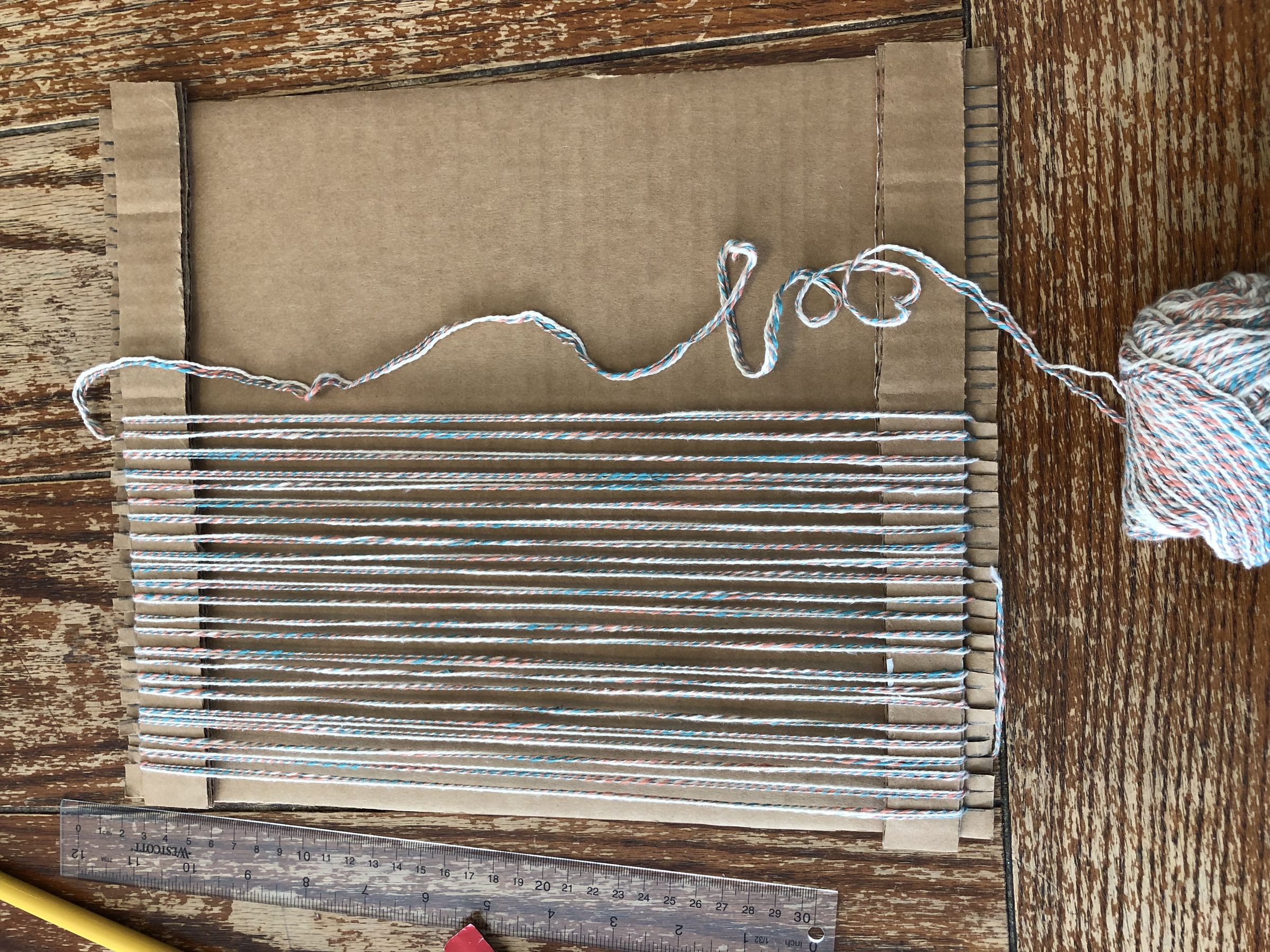 Make Your Own Weaving Loom and Get Started for $5 or Less : 5 Steps ...