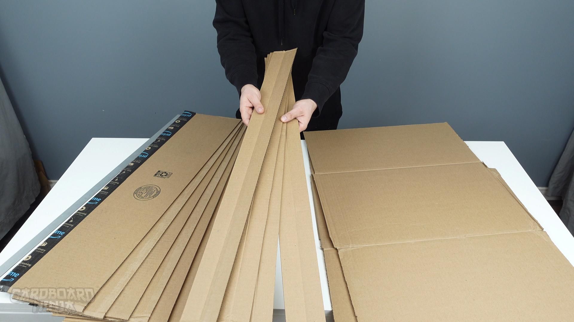 Cardboard Storage Shelf From Single Box : 10 Steps (with Pictures ...