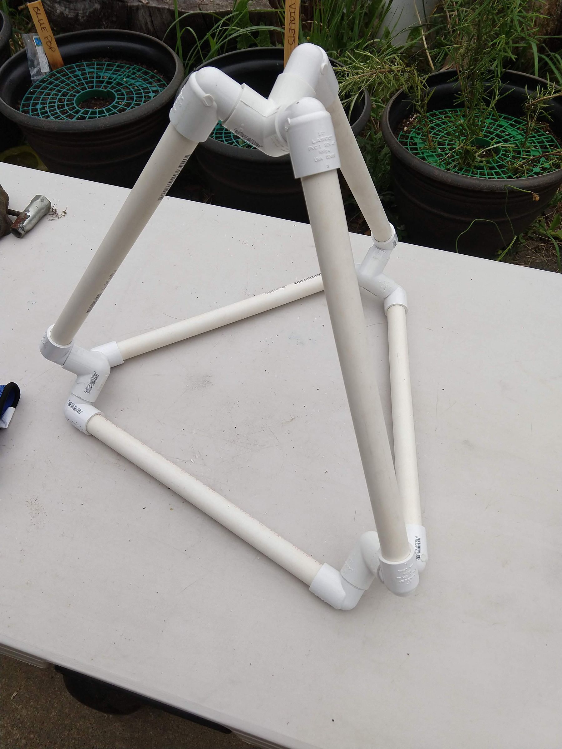PVC Pipe Tetrahedron : 3 Steps - Instructables
