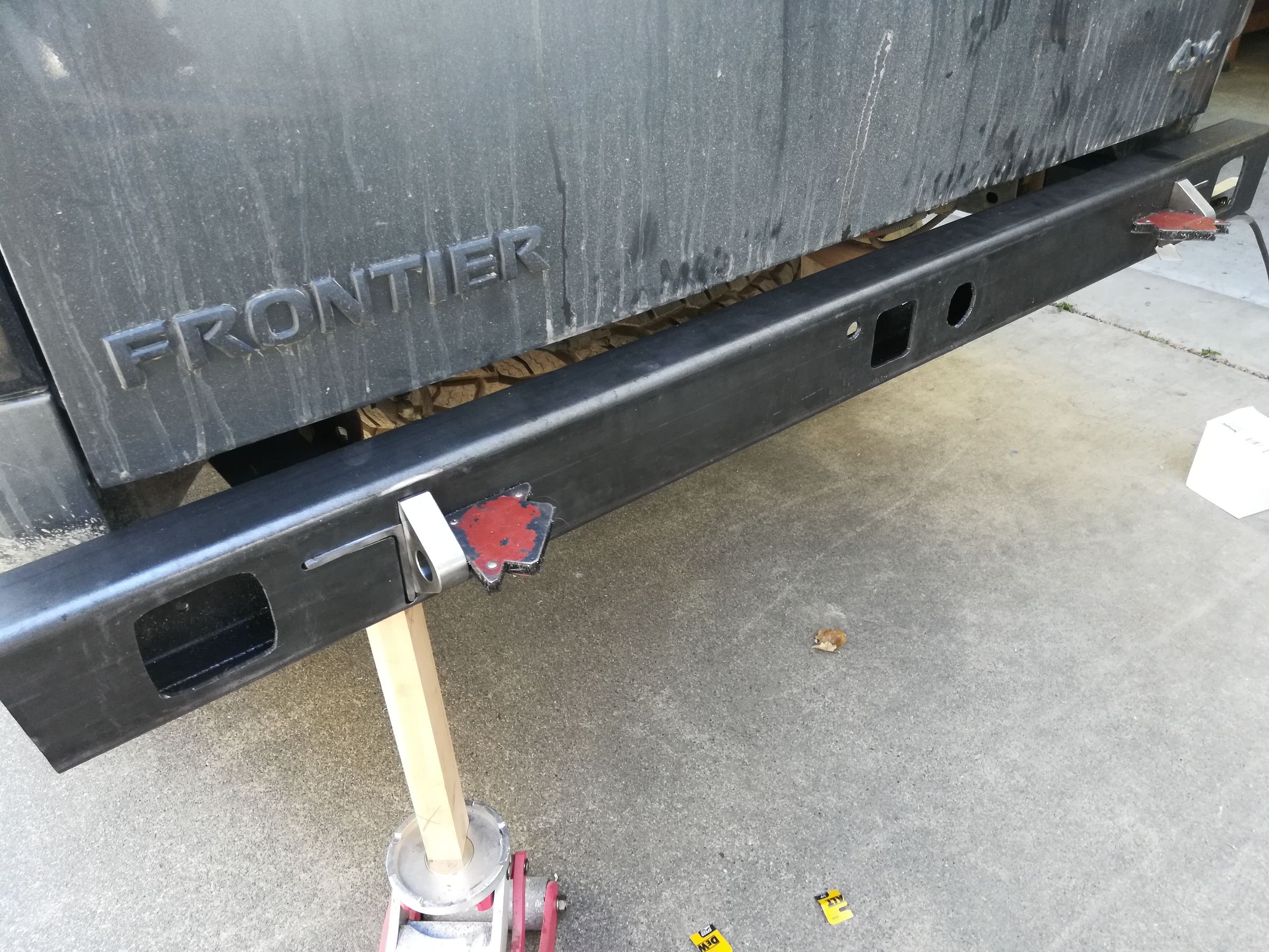 Custom Off Road Rear Bumper With Hitch : 6 Steps (with Pictures ...