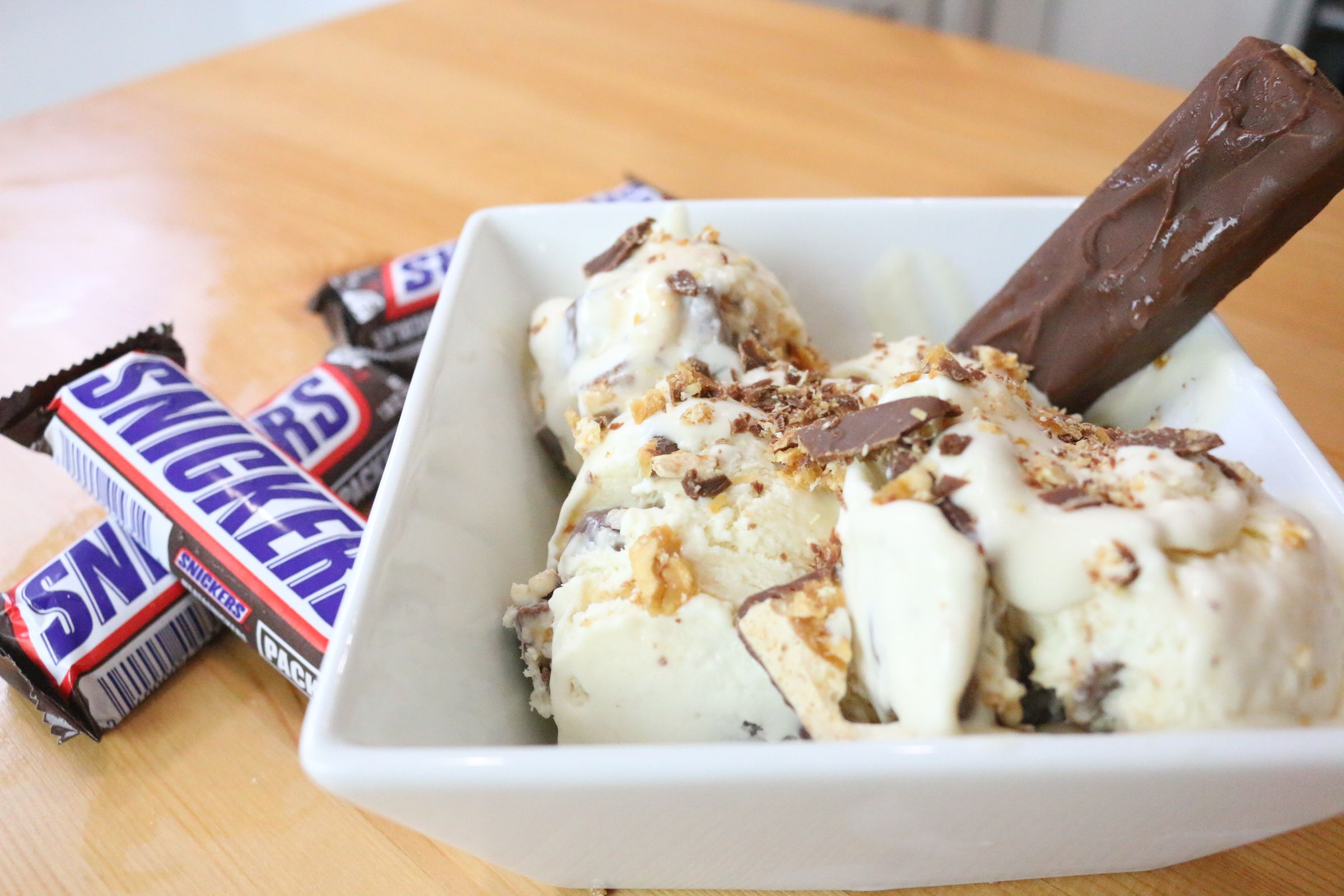 Snickers No Machine Ice Cream : 8 Steps (with Pictures) - Instructables