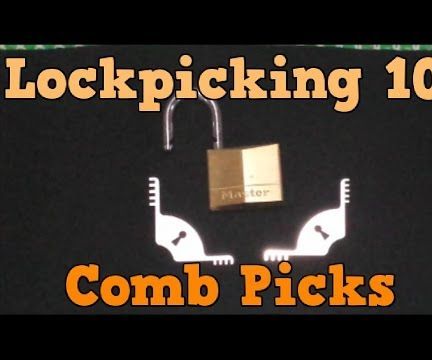 Lockpicking 101 - Comb Picks - Instructables