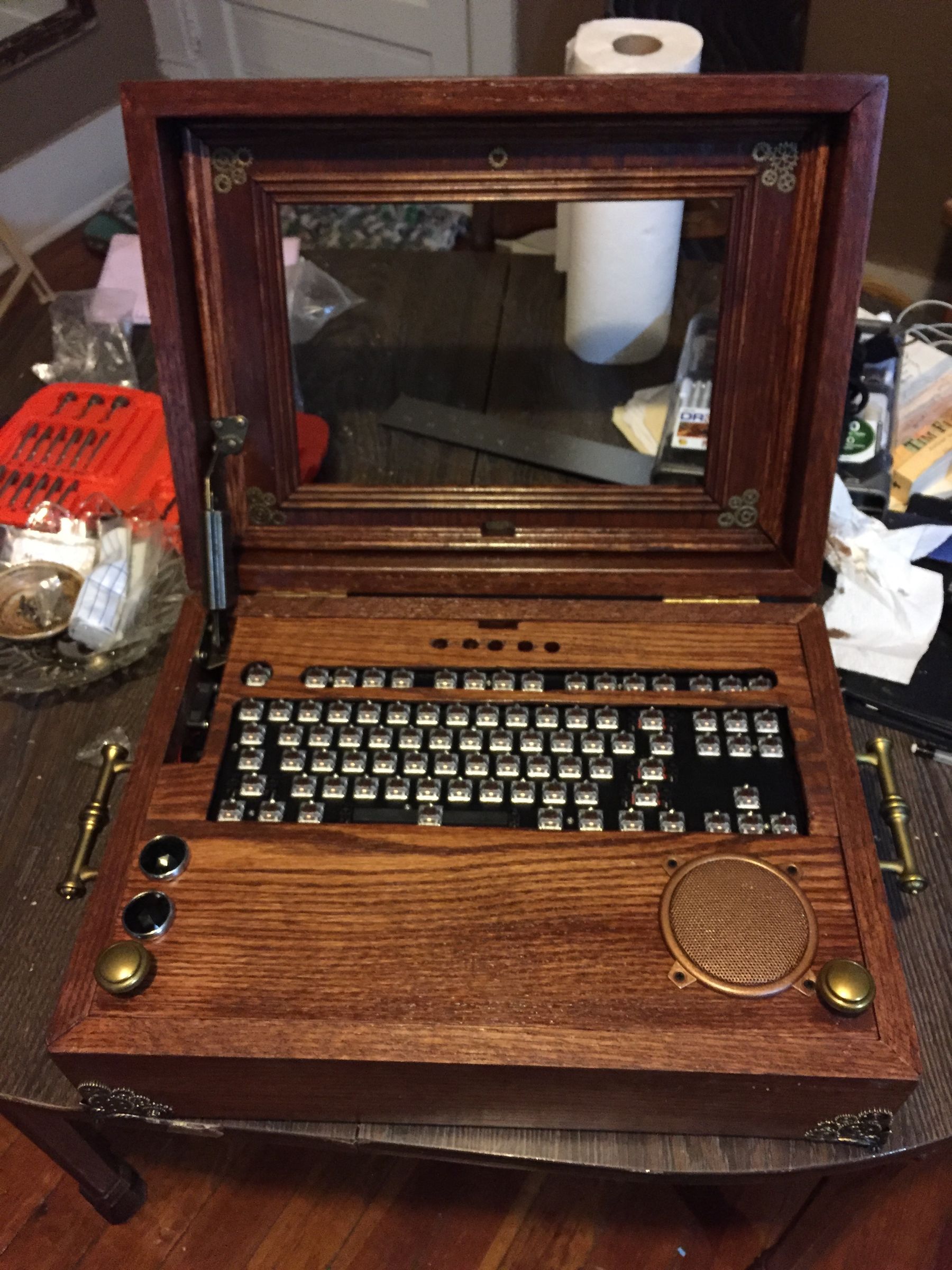 Steampunk Raspberry Pi Laptop : 7 Steps (with Pictures) - Instructables