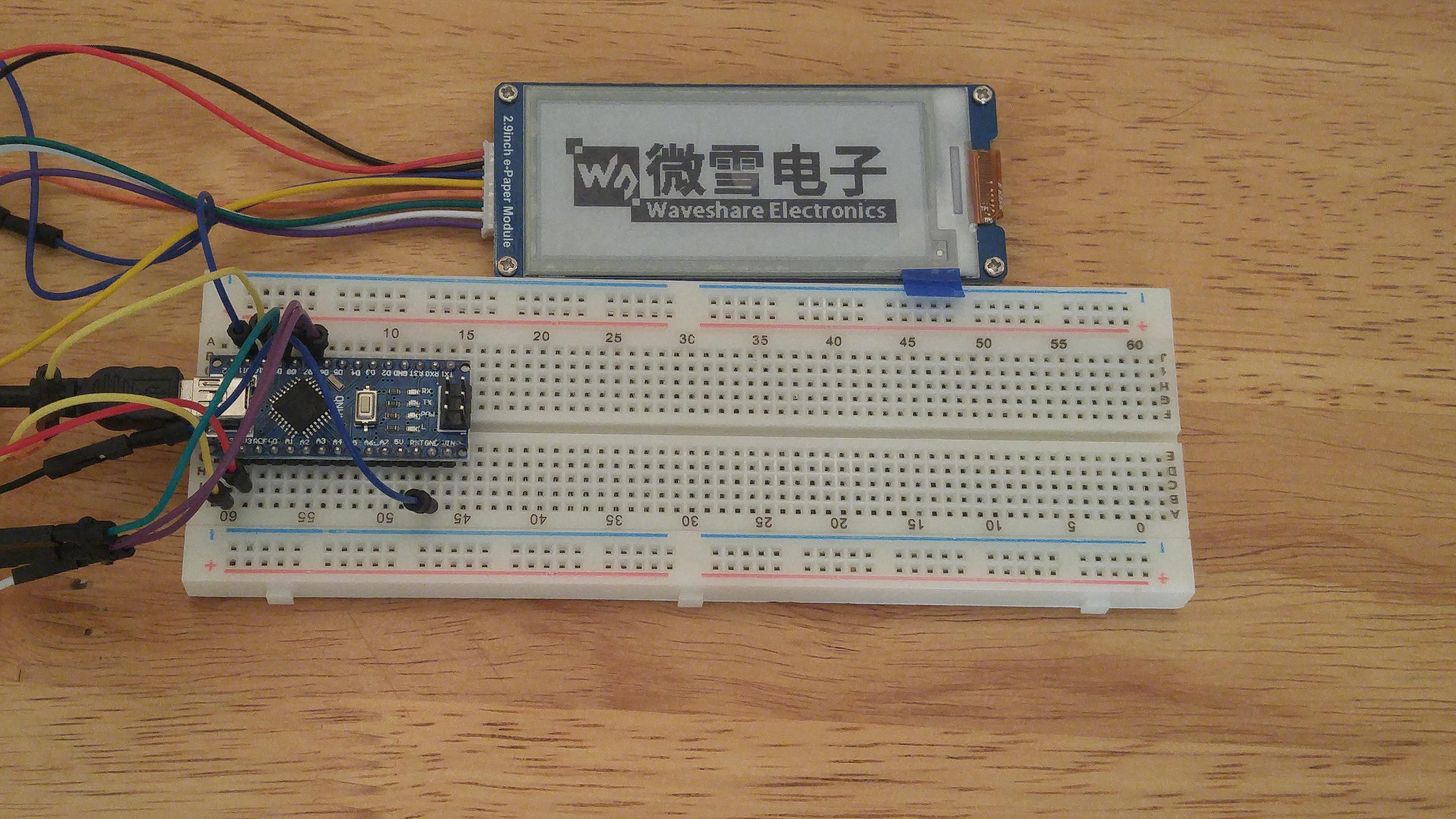 E-Paper Display Partial Refresh With Arduino (with Pictures ...