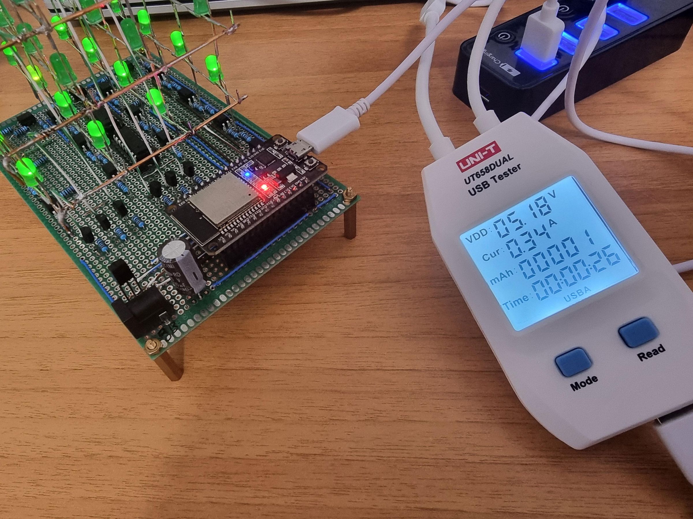 IR-controlled 4x4x6 LED Tower/Clock on ESP32 : 13 Steps - Instructables